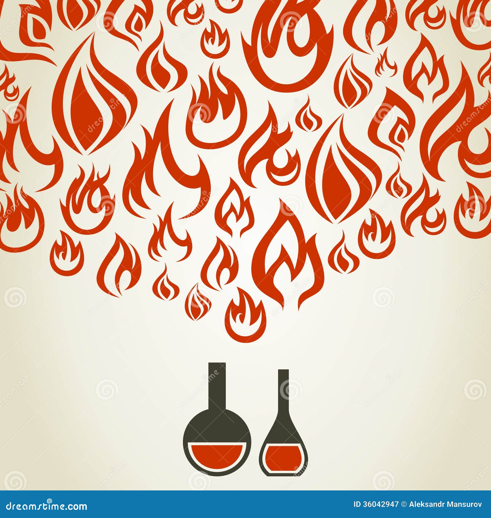 Fire stock vector. Illustration of structure, abstract - 36042947