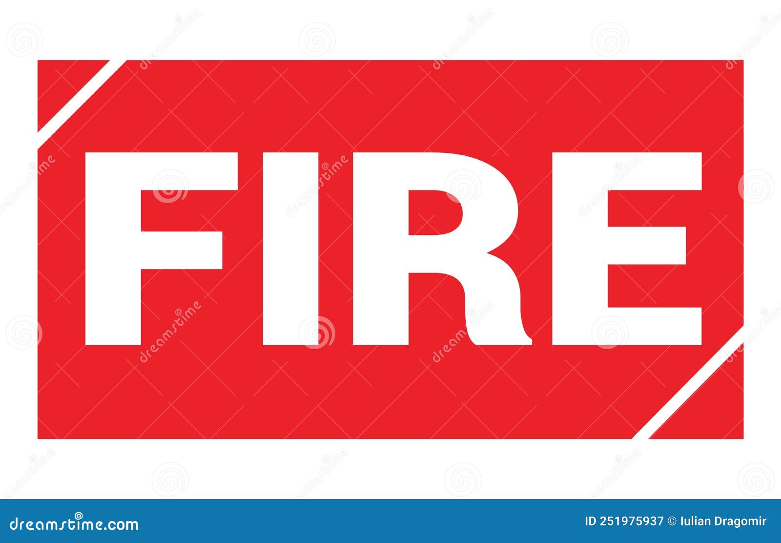 FIRE Text Written on Red Stamp Sign Stock Illustration - Illustration ...