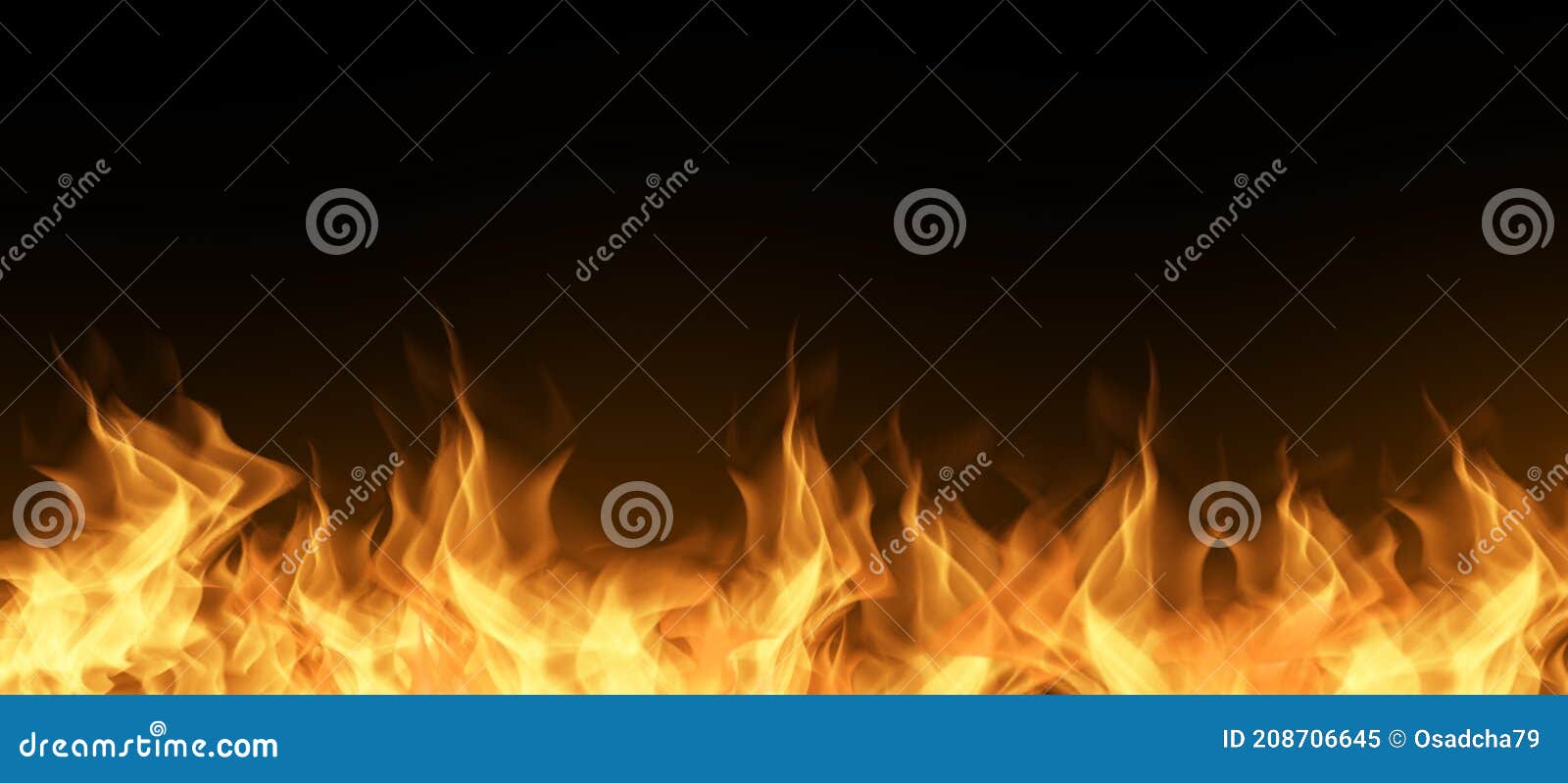 Fire Texture on a Black Background. Firefighter Explosion for ...