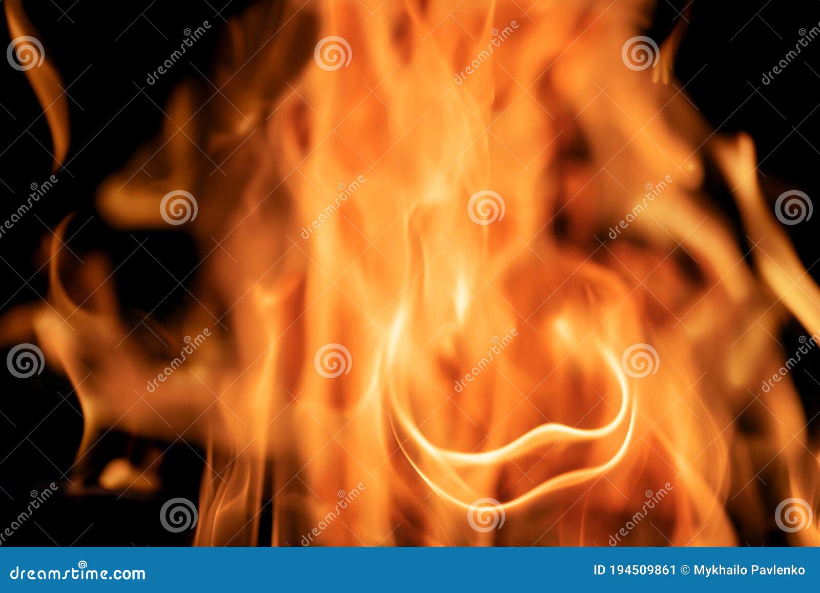 Fire Texture on Black Background for Graphic Design Stock Image - Image ...