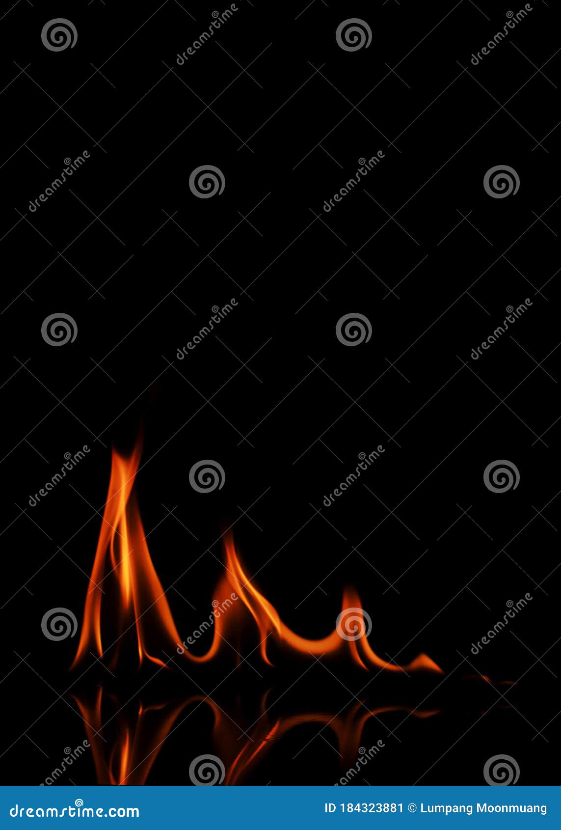 Fire Texture on Black Backgrounds Stock Image - Image of heat, fiery ...