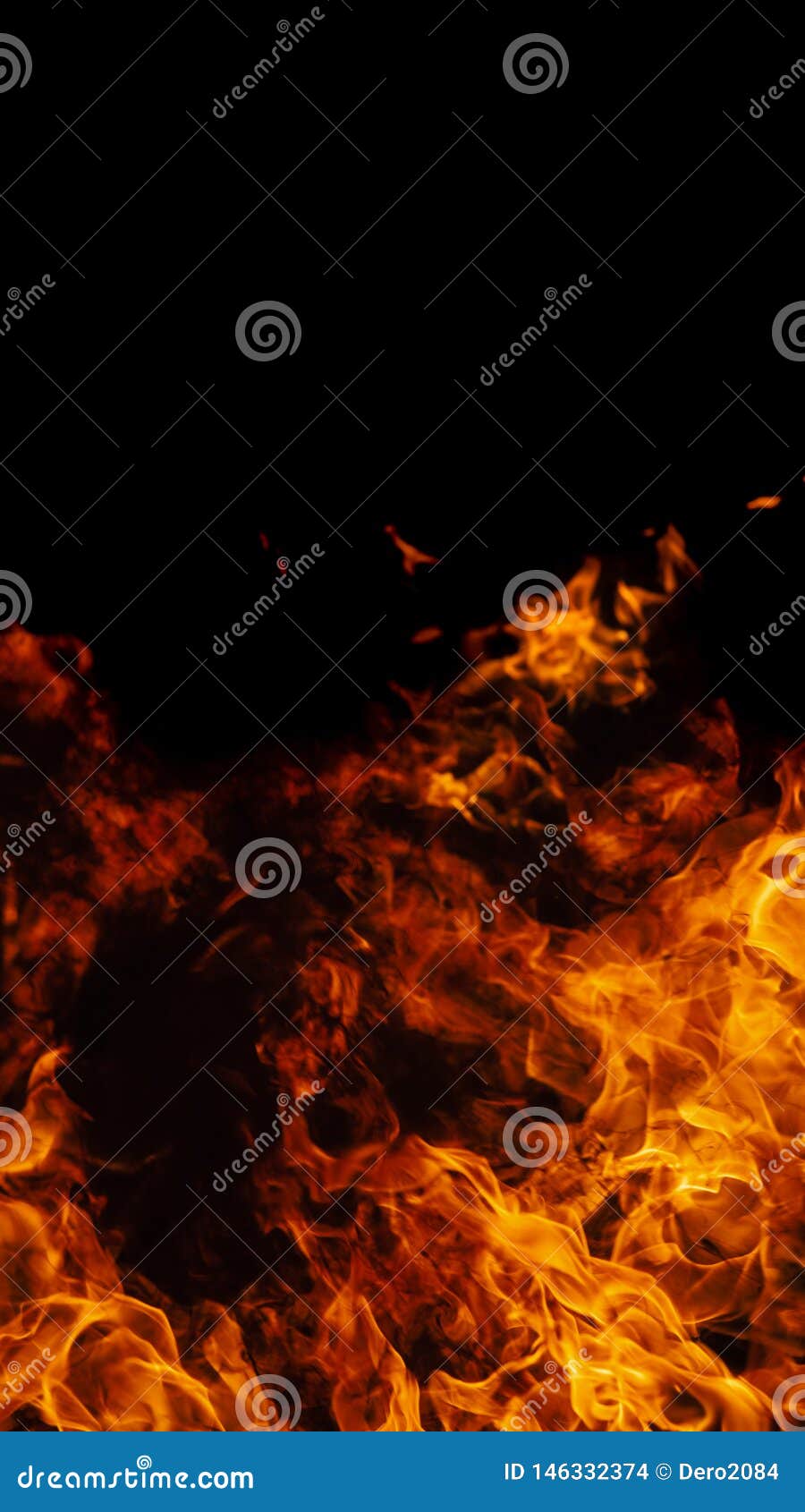 On Fire. Themes of Fire, Disaster and Extreme Events. Background with ...
