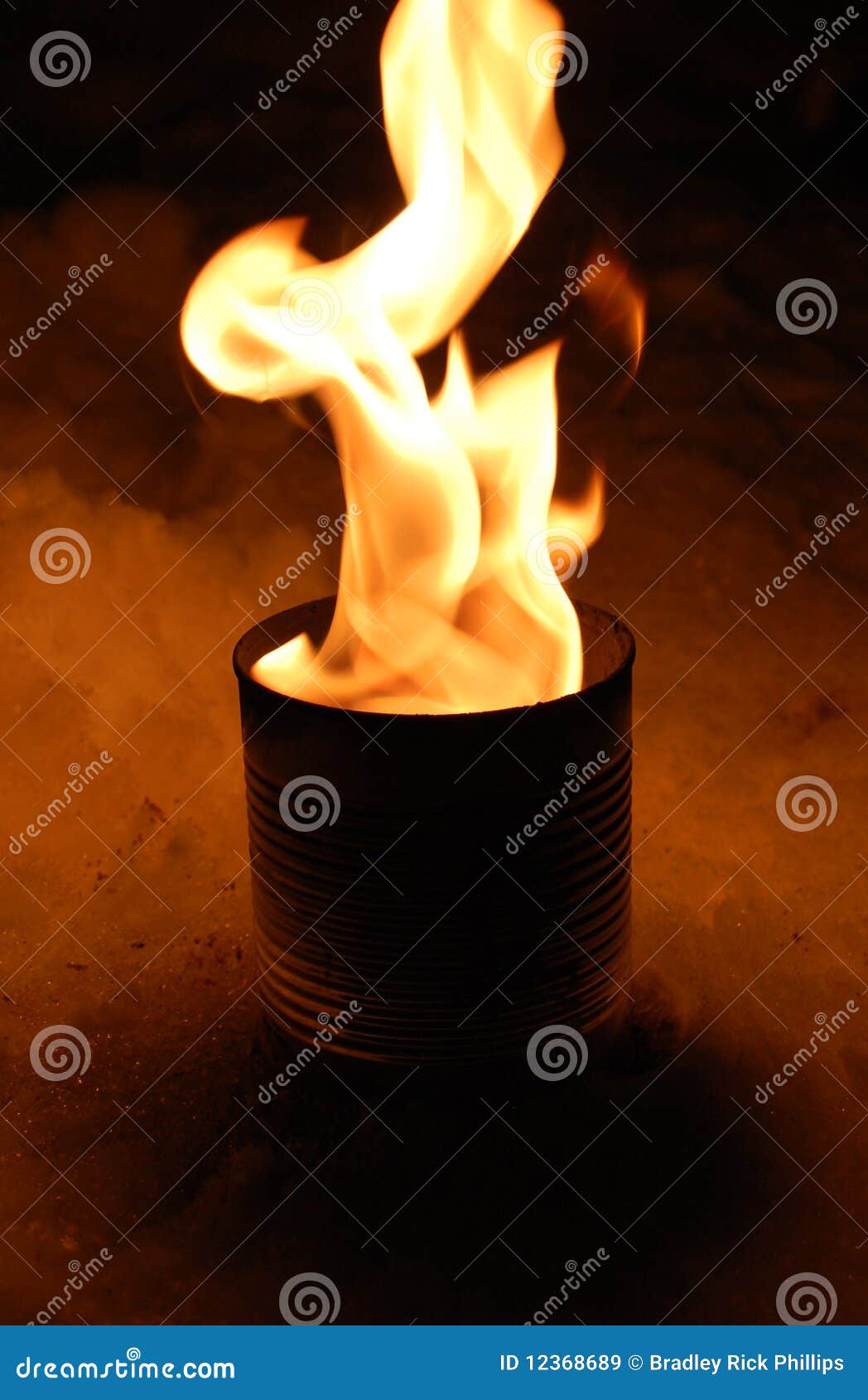 Fire in a tin can stock image. Image of year, fire, danger - 12368689