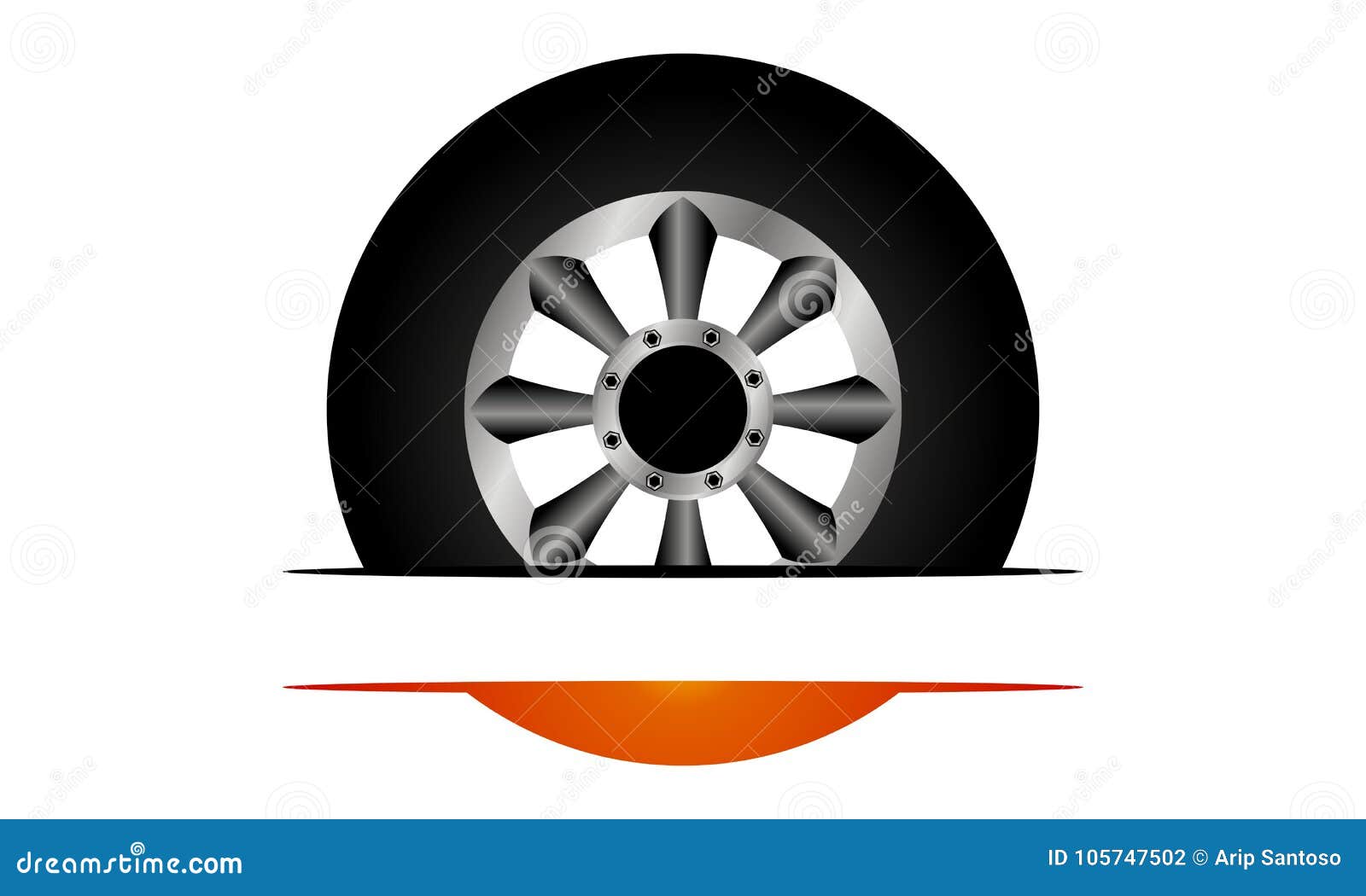 Fire Tire Emblem Template stock vector. Illustration of fast - 105747502