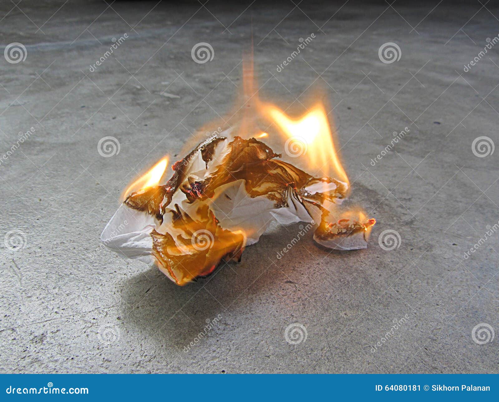 Fire tissue paper stock image. Image of junk, burn, smoke - 64080181