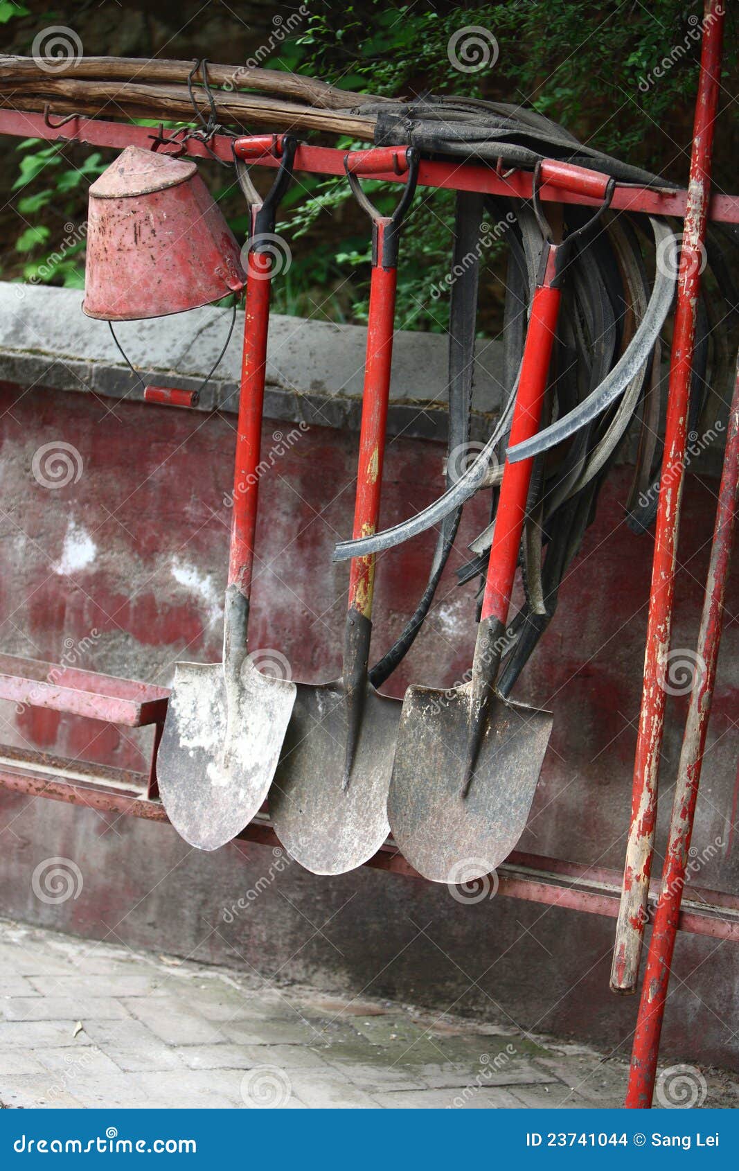 Fire tools stock photo. Image of urgency, security, services - 23741044