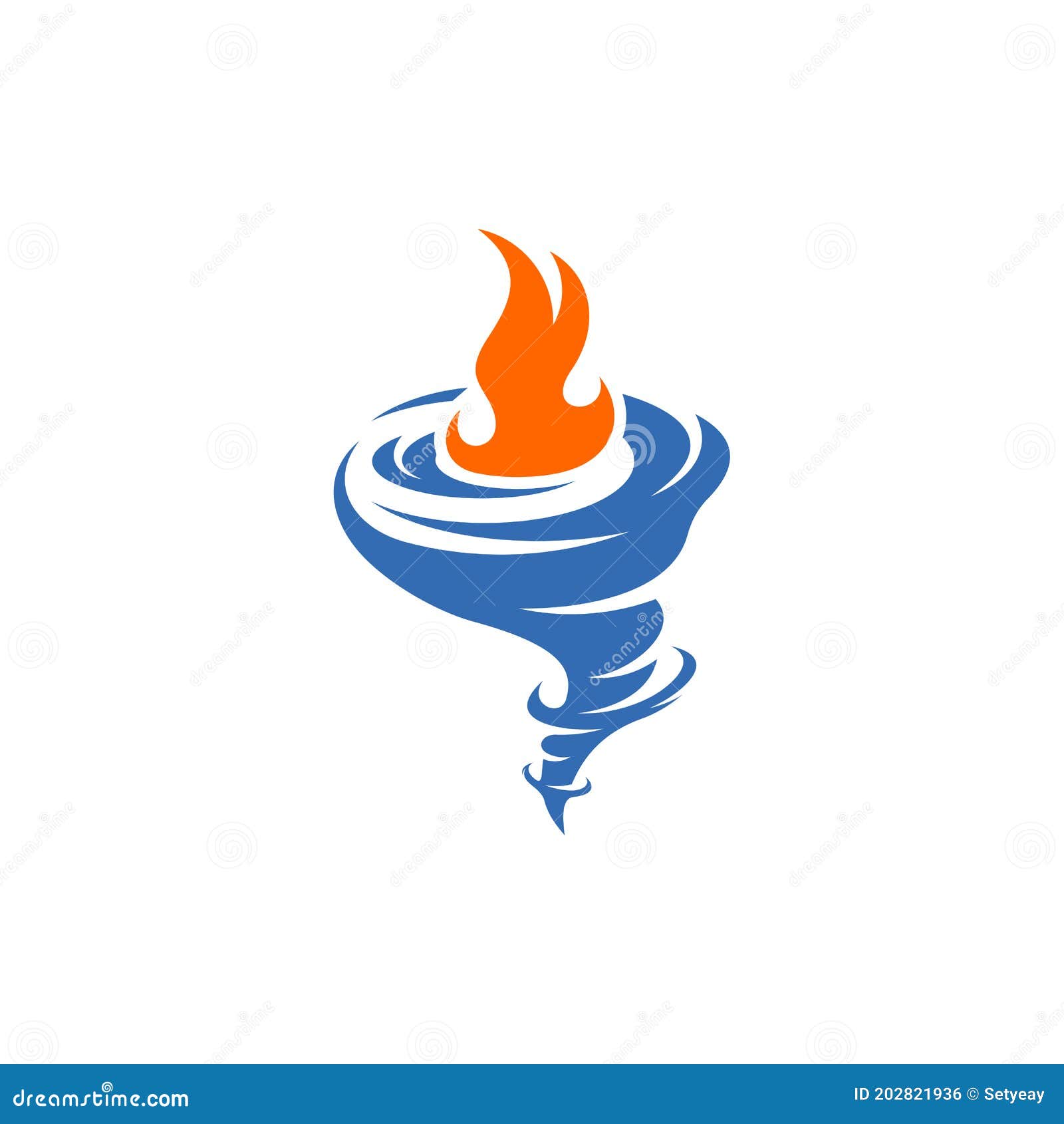 Fire Tornado Logo Vector Template, Creative Twister Logo Design ...