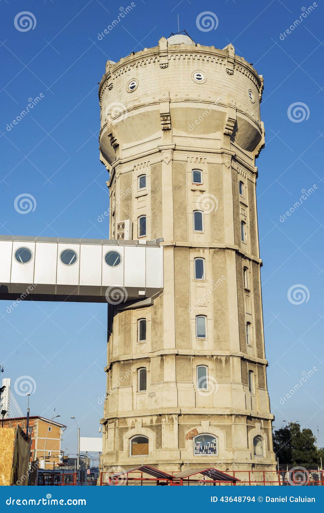 Fire Tower Bucharest stock photo. Image of urban, national - 43648794