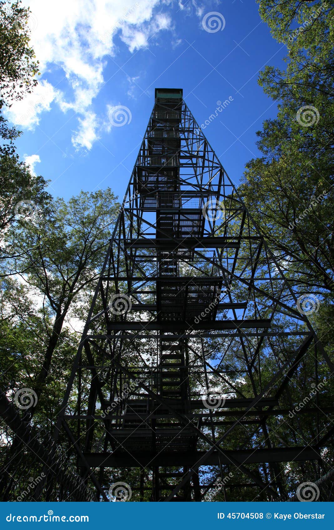 Fire Tower. Ancient Central Fire Tower And Fire Station Building. Stock ...