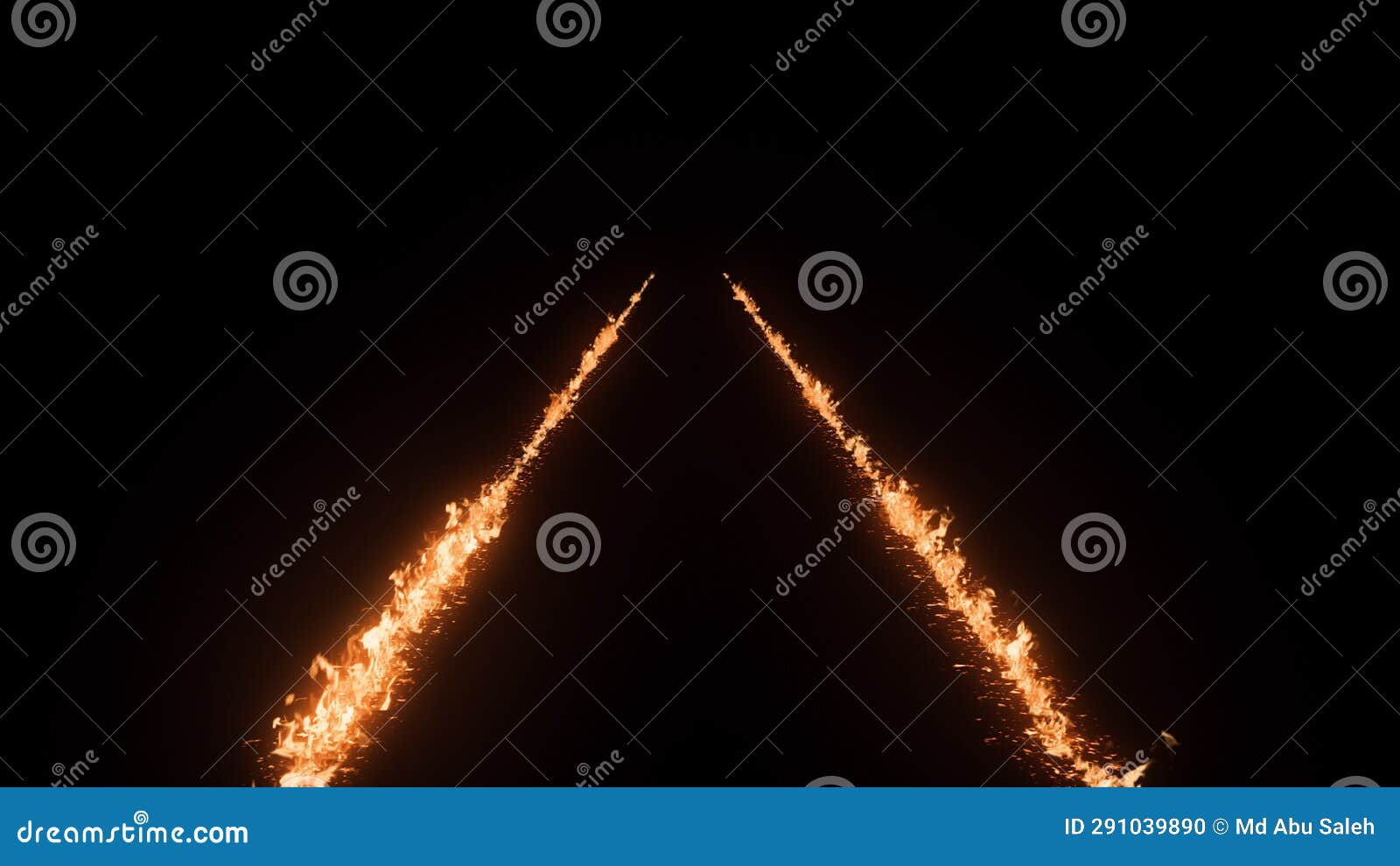 Fire Trail. Burning Trail. Fire Trail on Road Stock Footage - Video of ...