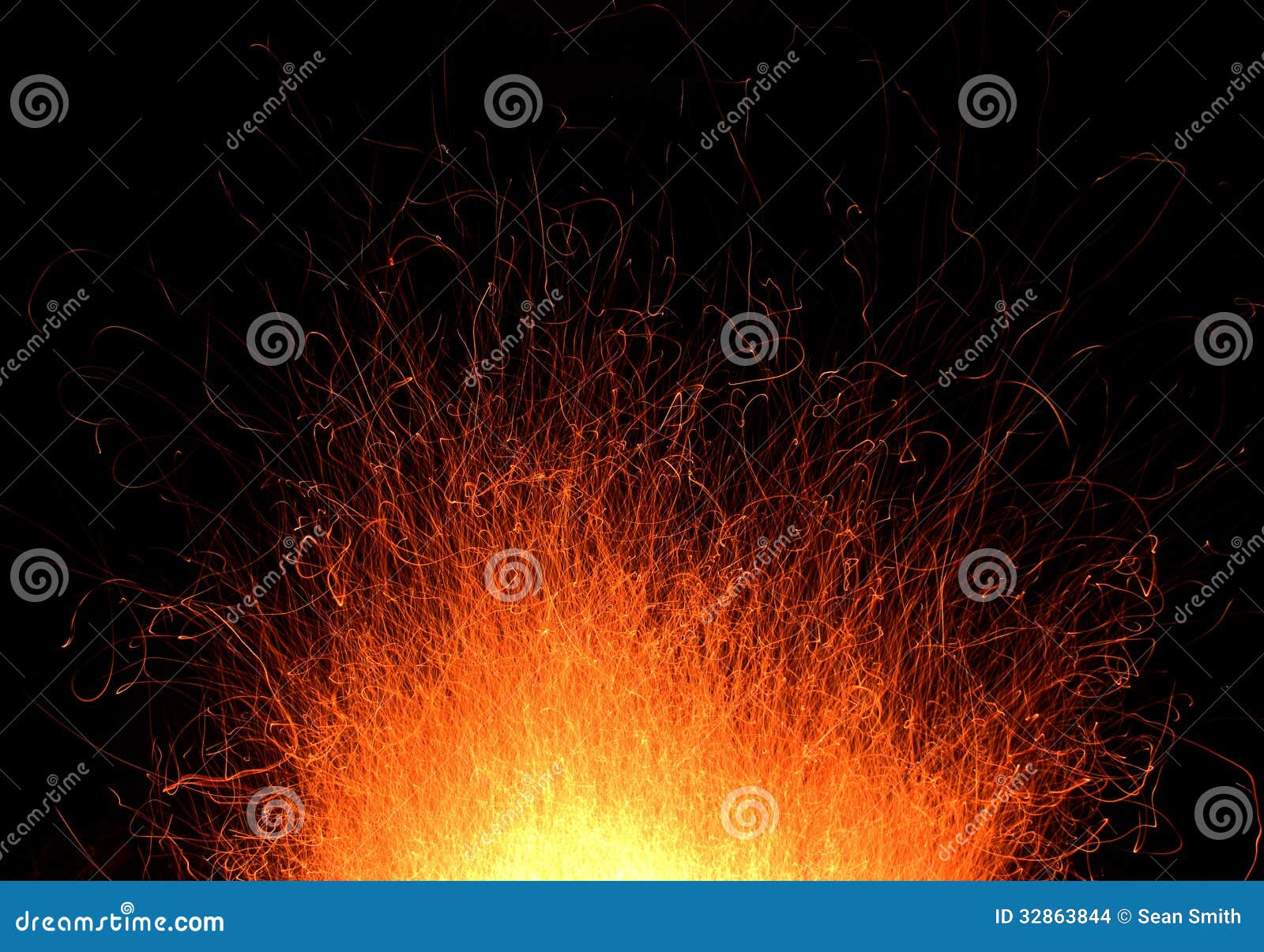 Fire trails stock photo. Image of night, random, wood - 32863844