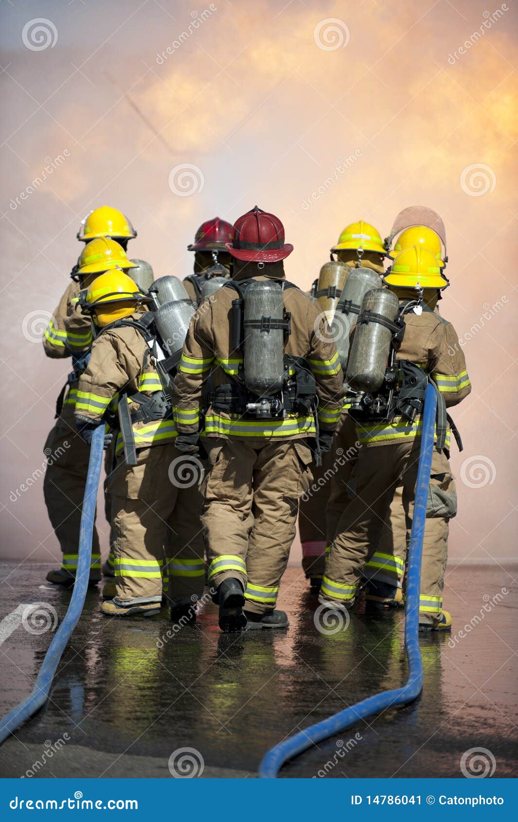 Fire training exercise stock image. Image of alarm, extinguish - 14786041
