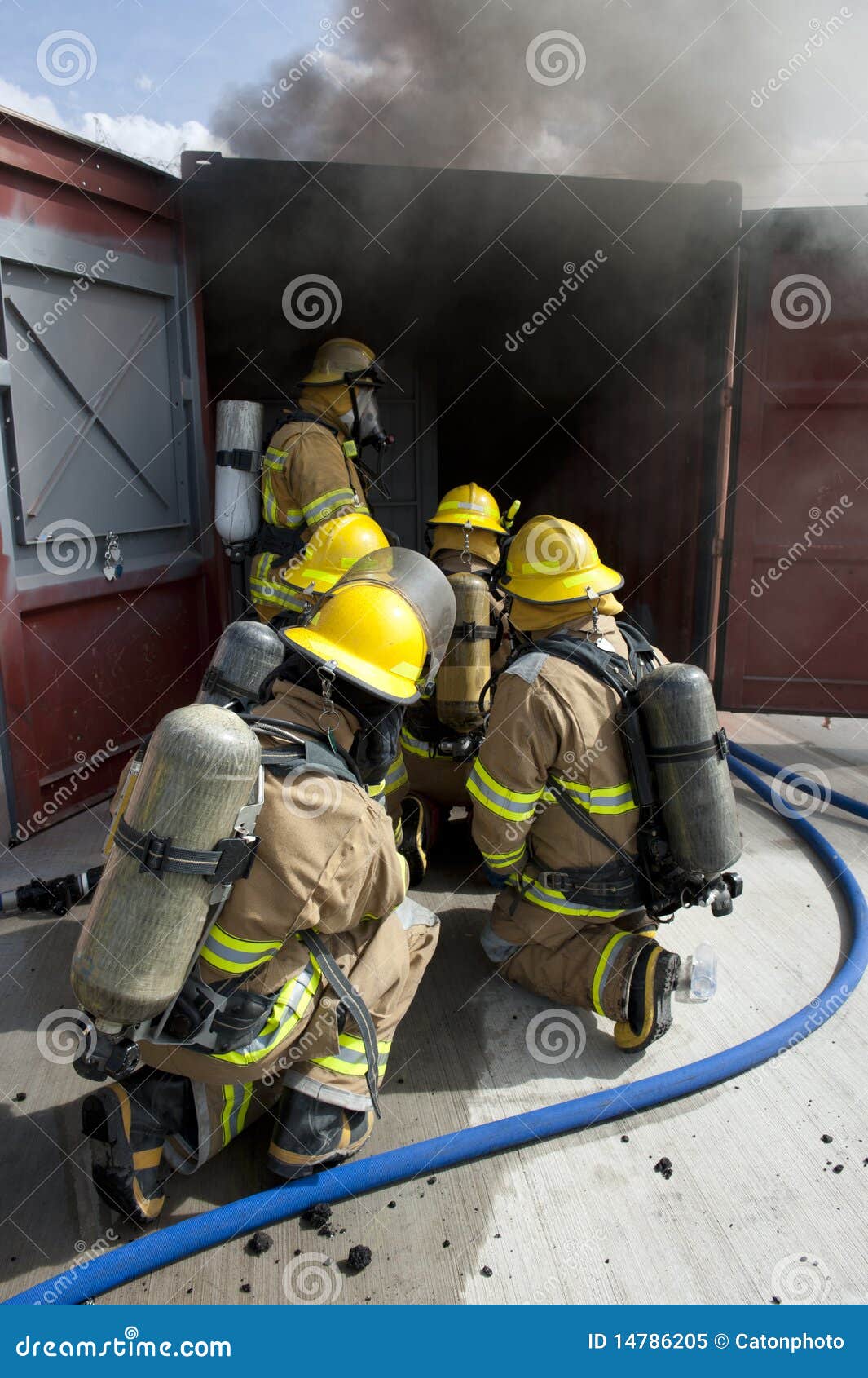 Fire training exercise stock image. Image of heat, frightening - 14786205