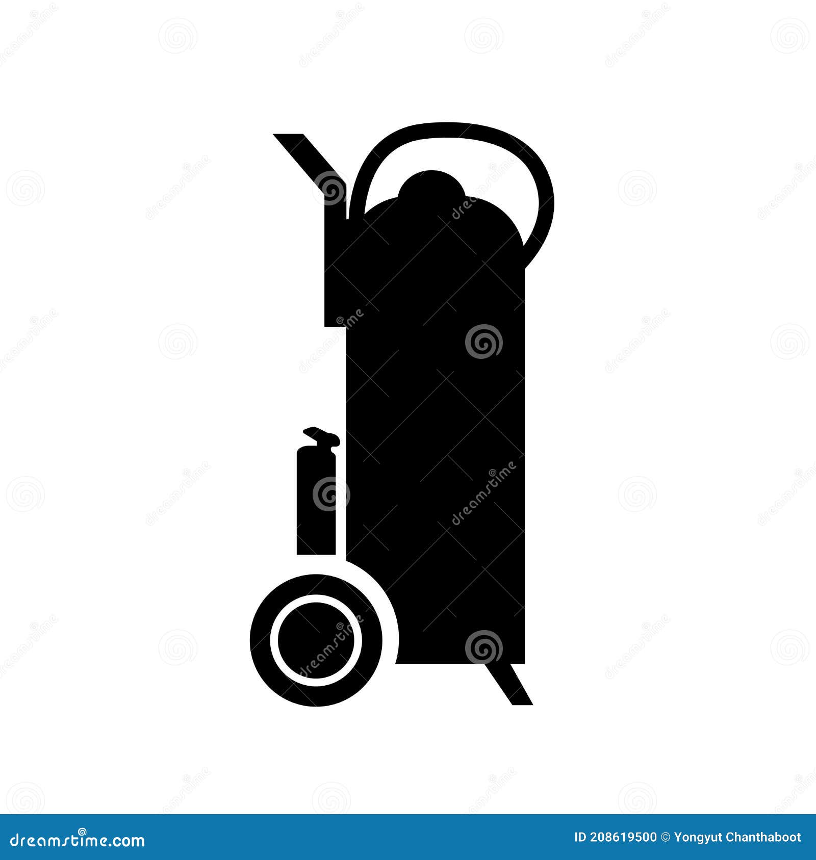 Fire Trolley Symbol Sign ,Vector Illustration, Isolate On White ...