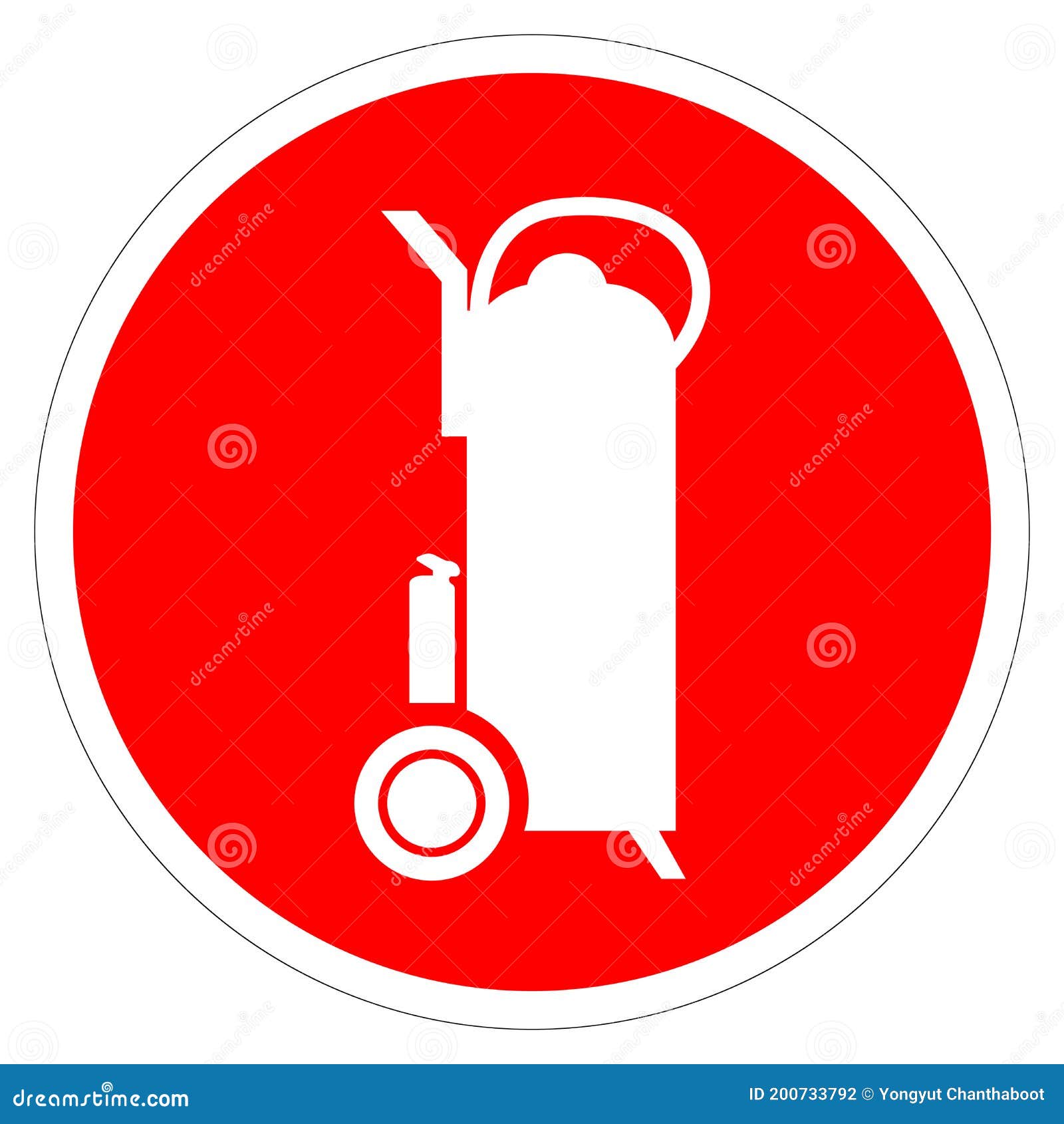Fire Trolley Symbol Sign ,Vector Illustration, Isolate on White ...