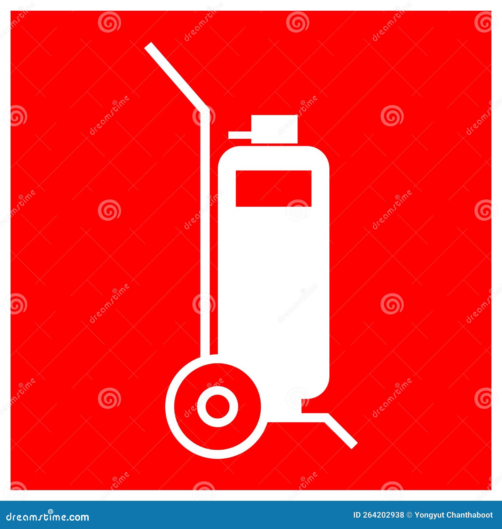 Fire Trolley Symbol Sign ,Vector Illustration, Isolate on White ...