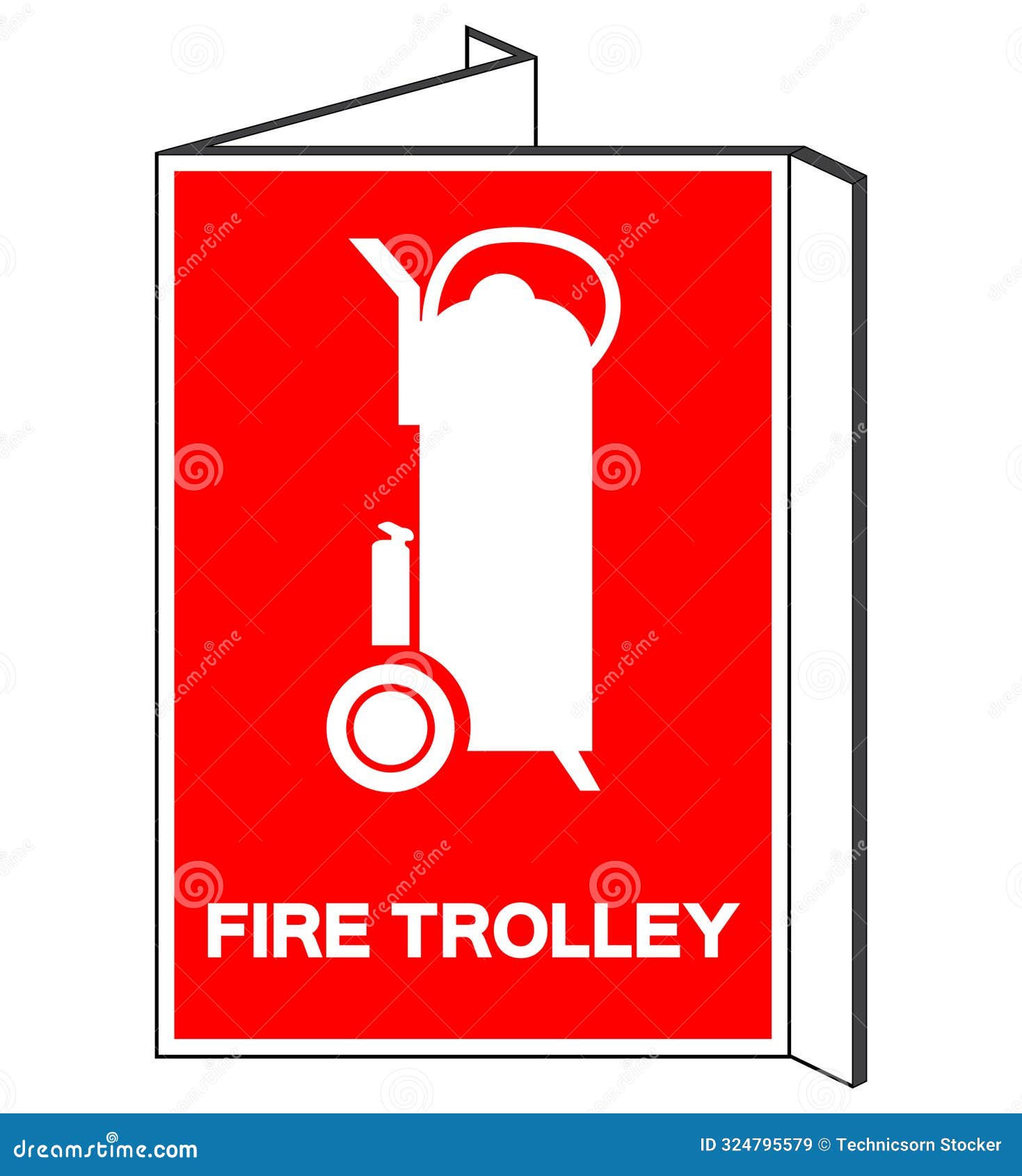 Fire Trolley Symbol Sign ,Vector Illustration, Isolate On White ...
