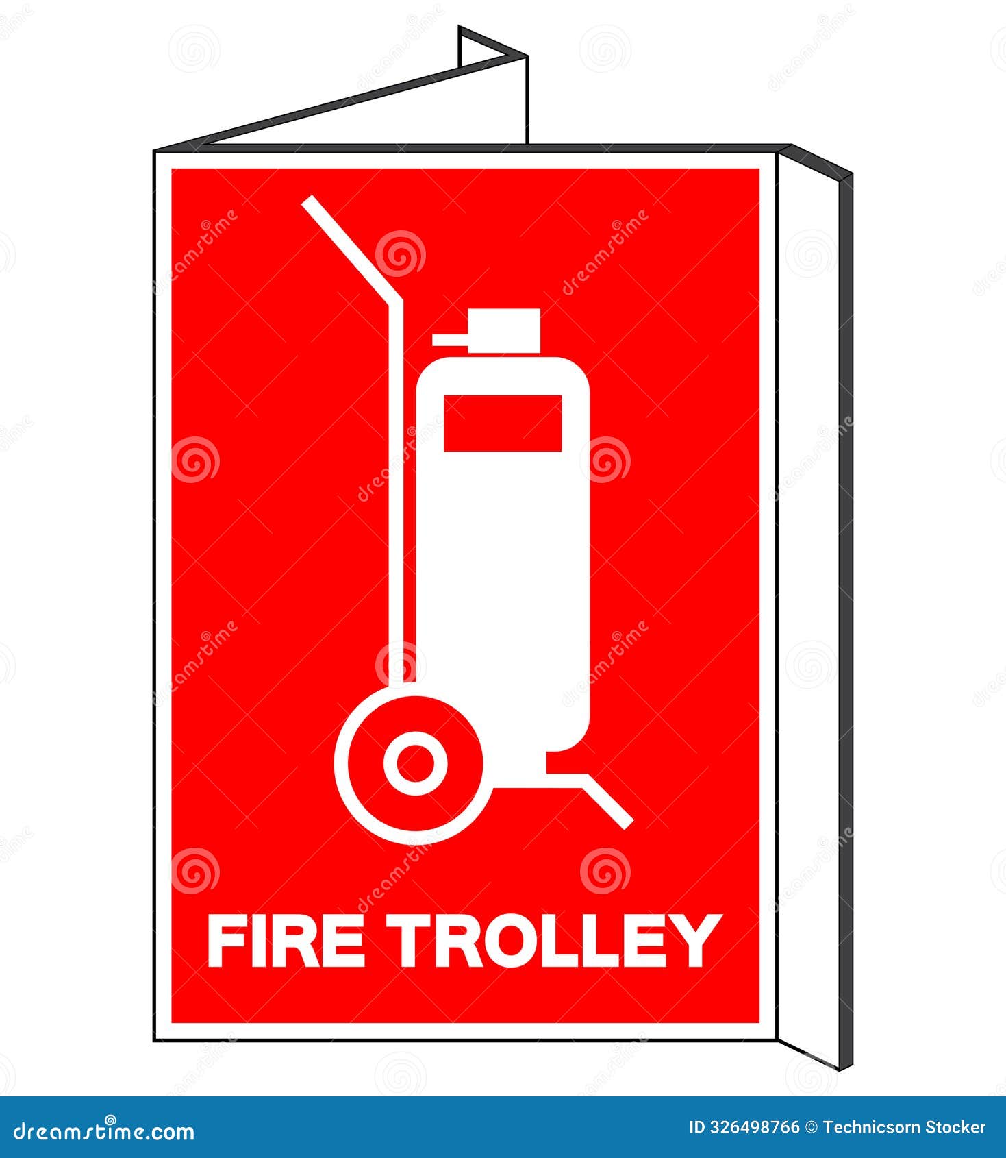 Fire Trolley Symbol Sign ,Vector Illustration, Isolate on White ...