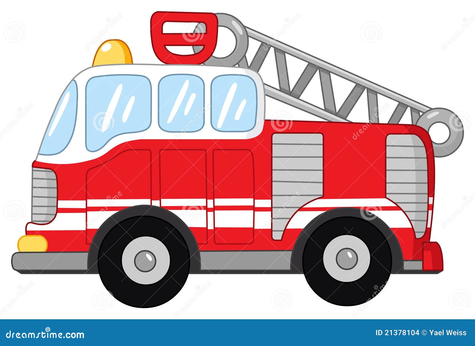 Fire truck stock vector. Illustration of driving, fireman - 21378104