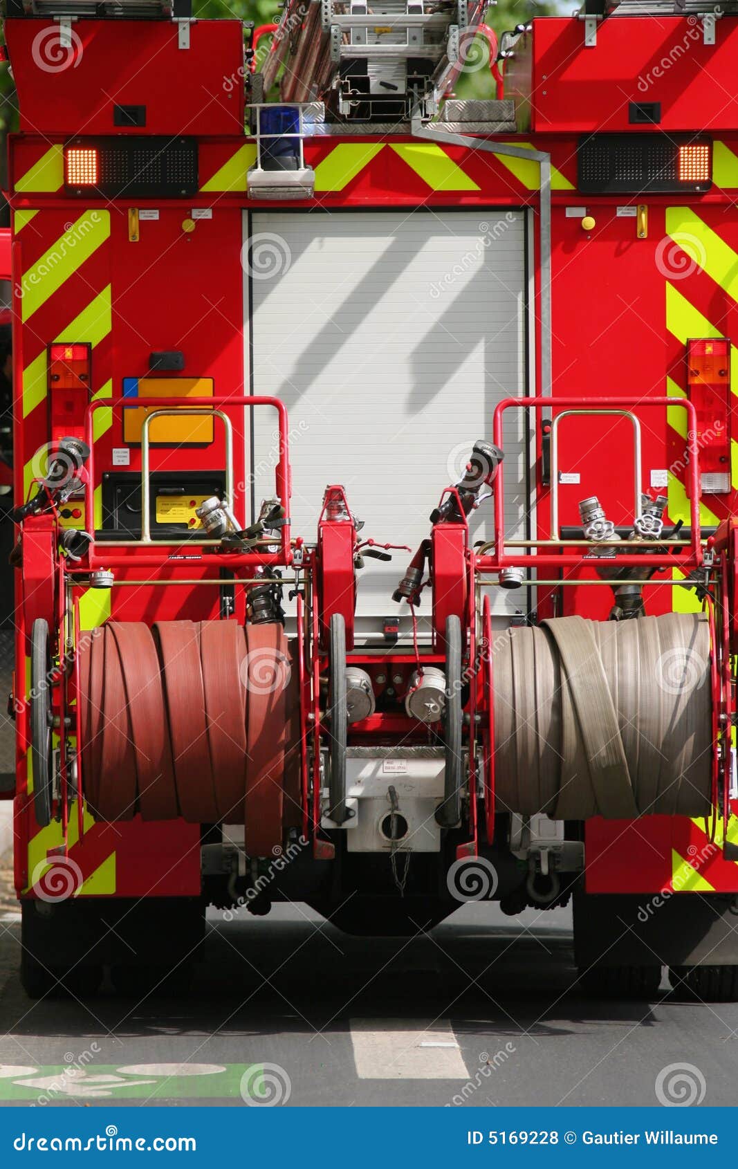 Fire Truck Back View