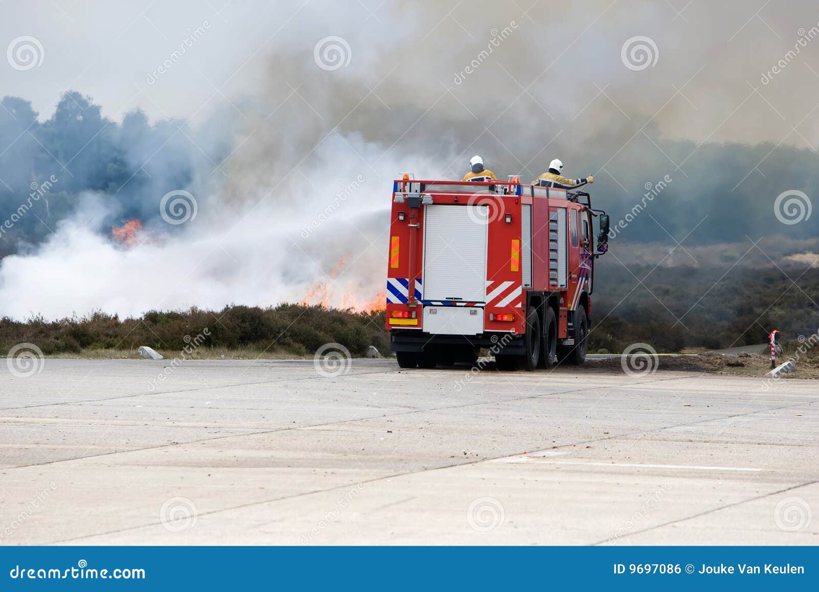 Fire truck in action stock photo. Image of blaze, help - 9697086
