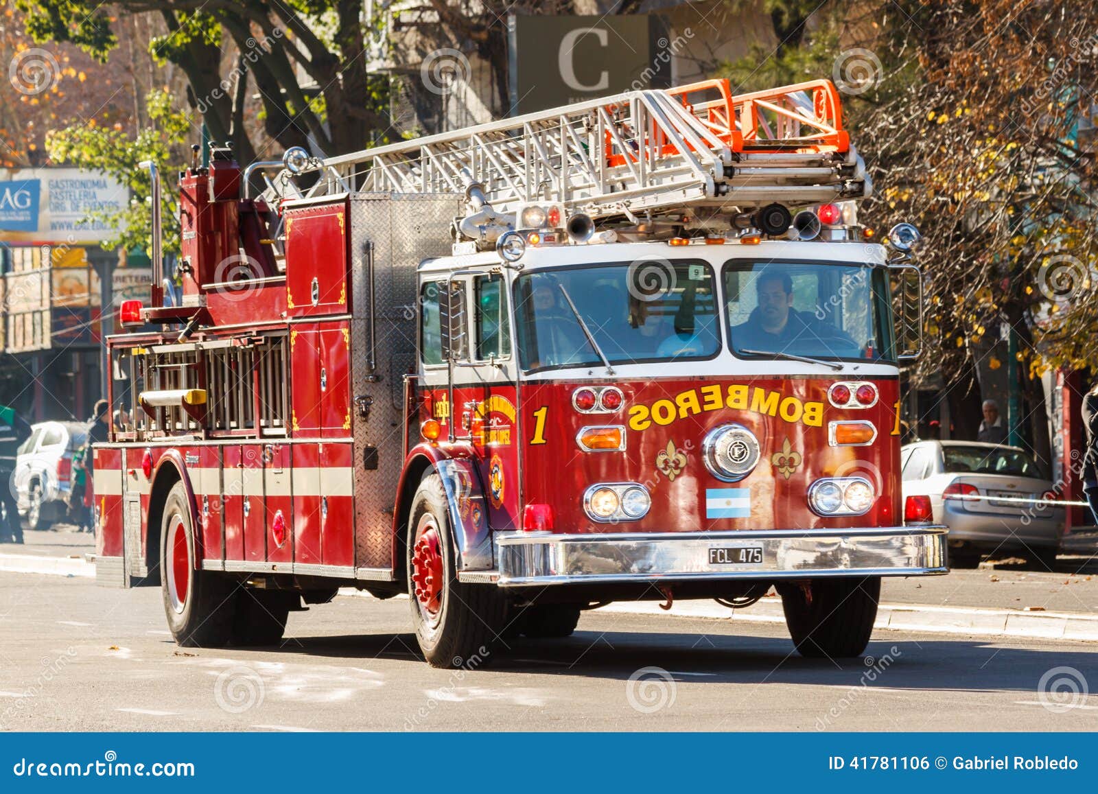 Fire Truck Line The Parking Lot At A 3 Alarm Fire Editorial Image ...