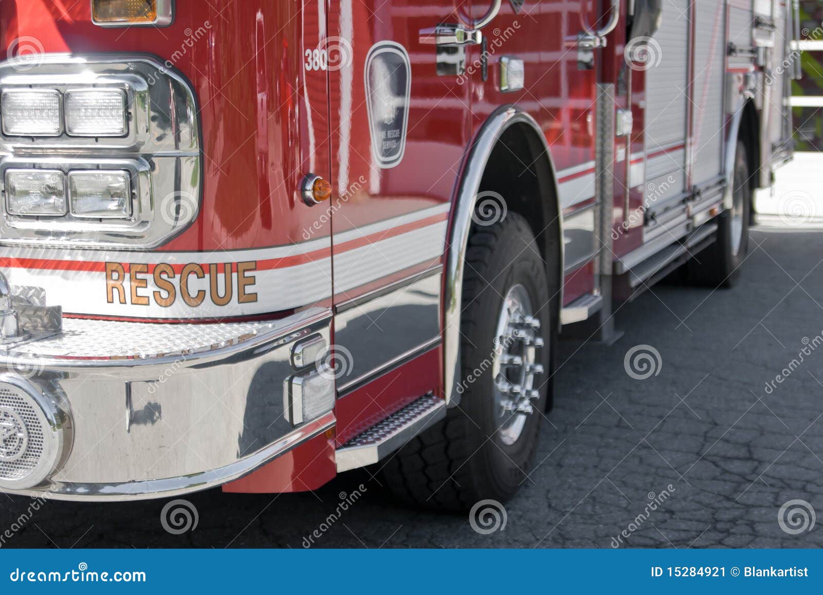 Fire truck close-up stock image. Image of shiny, parked - 15284921
