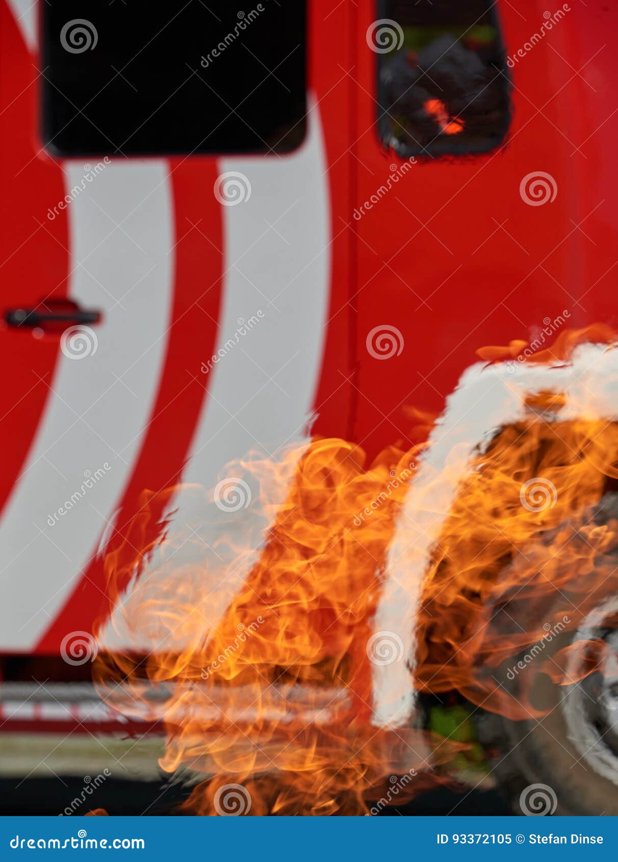 Fire truck in danger stock image. Image of fast, protect - 93372105