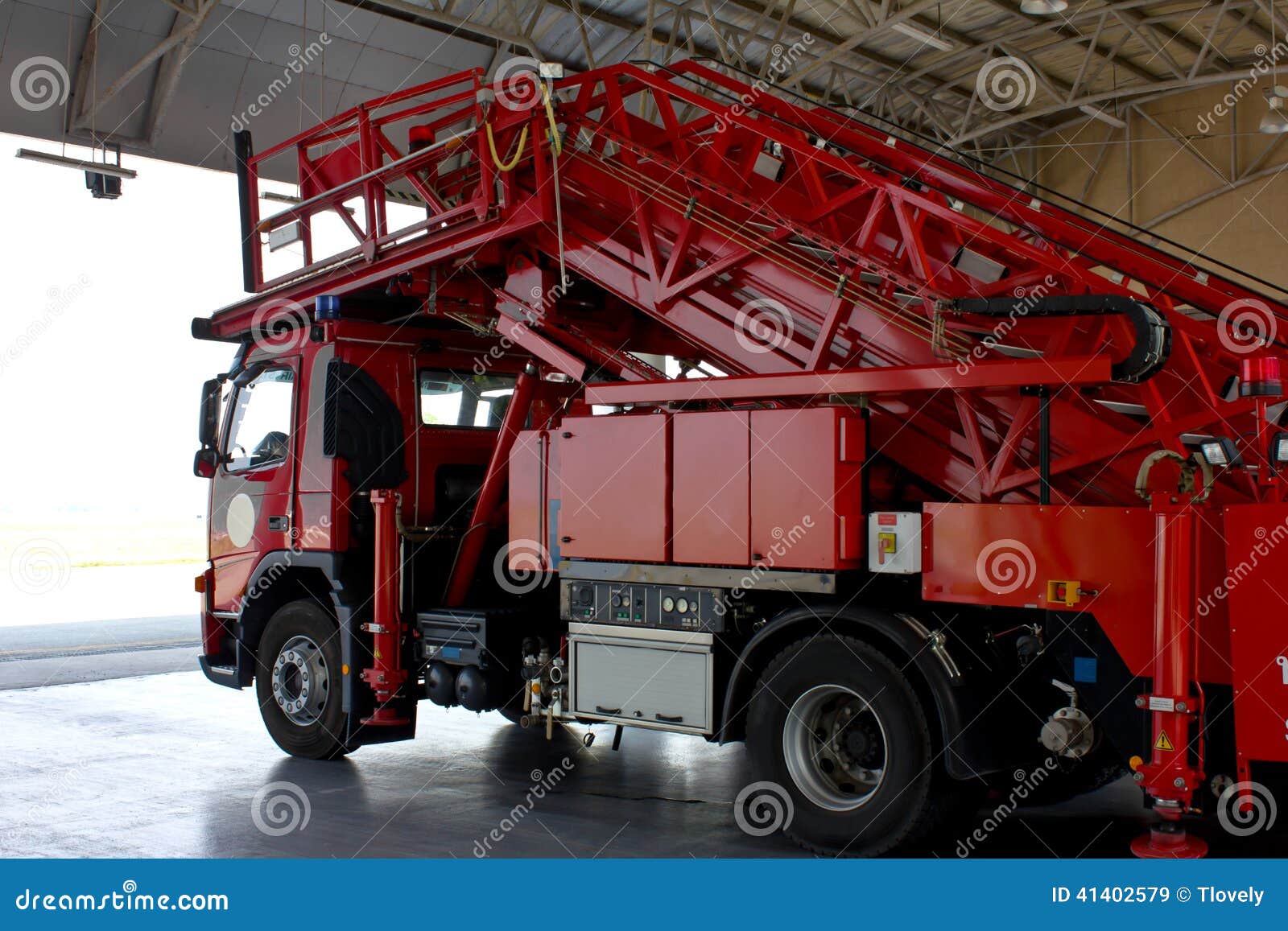 Fire Truck Emergency Protection Stock Image - Image of firemen, crew ...