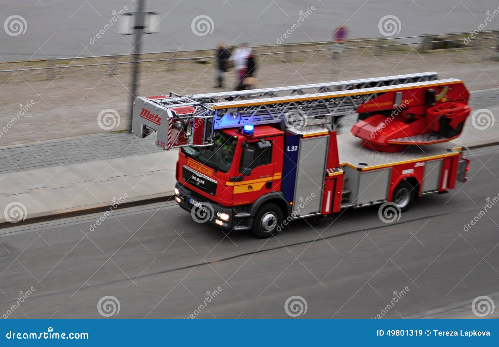 Fire truck editorial stock image. Image of dresden, speed - 49801319
