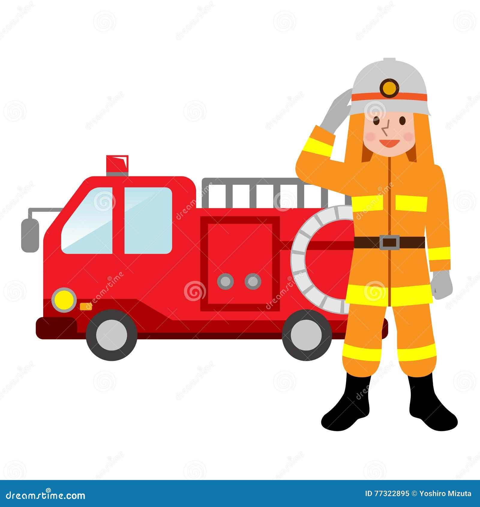 How To Draw A Firefighter Truck