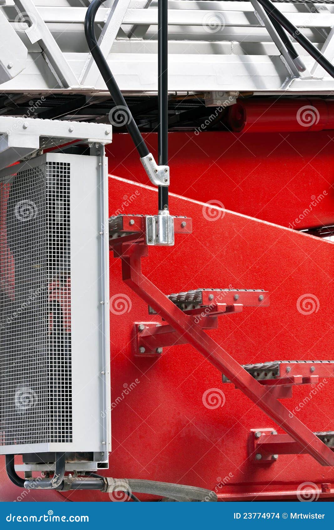 Fire truck ladder stock photo. Image of fire, staircase - 23774974