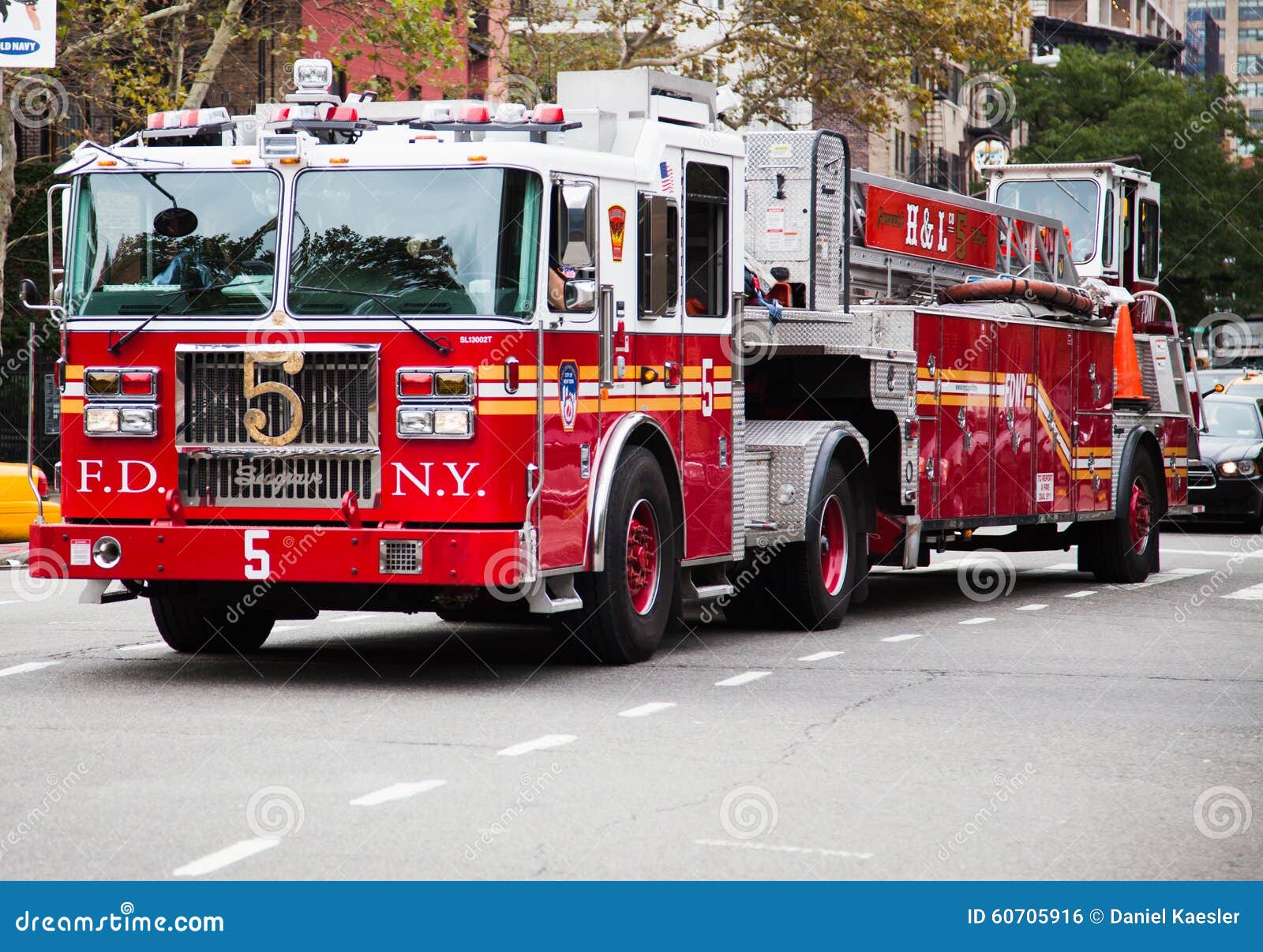 Fire truck in New York editorial photo. Image of fire - 60705916