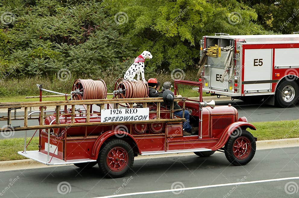 Fire Truck Parade 1 stock image. Image of nozzel, emergency - 1234231