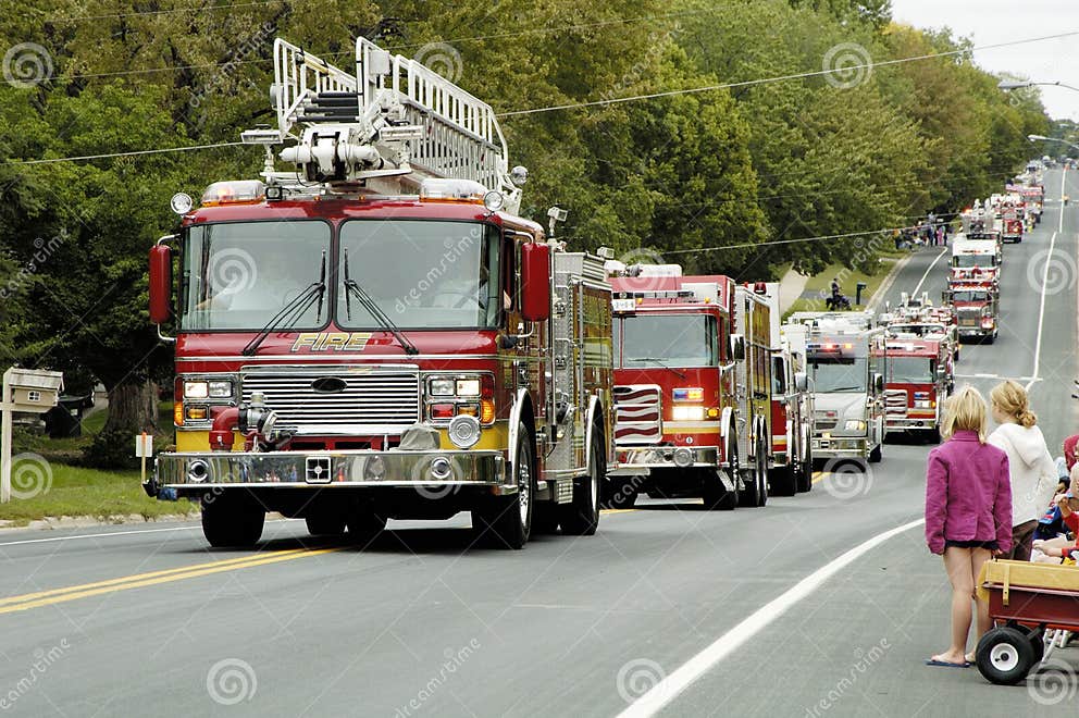 Fire Truck Parade 8 stock photo. Image of responce, company - 2009146