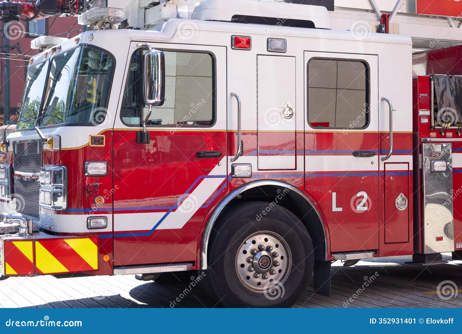 Fire Truck Ready To Respond To Emergency Stock Image - Image of siren ... Fire Truck Ready To Respond To Emergency Stock Image - Image of siren ...