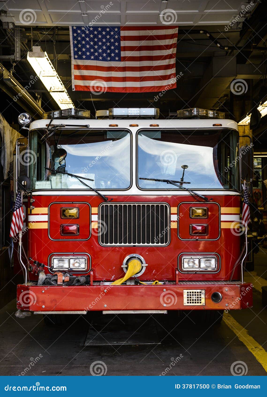 Fire truck stock photo. Image of hose, services, rescue - 37817500