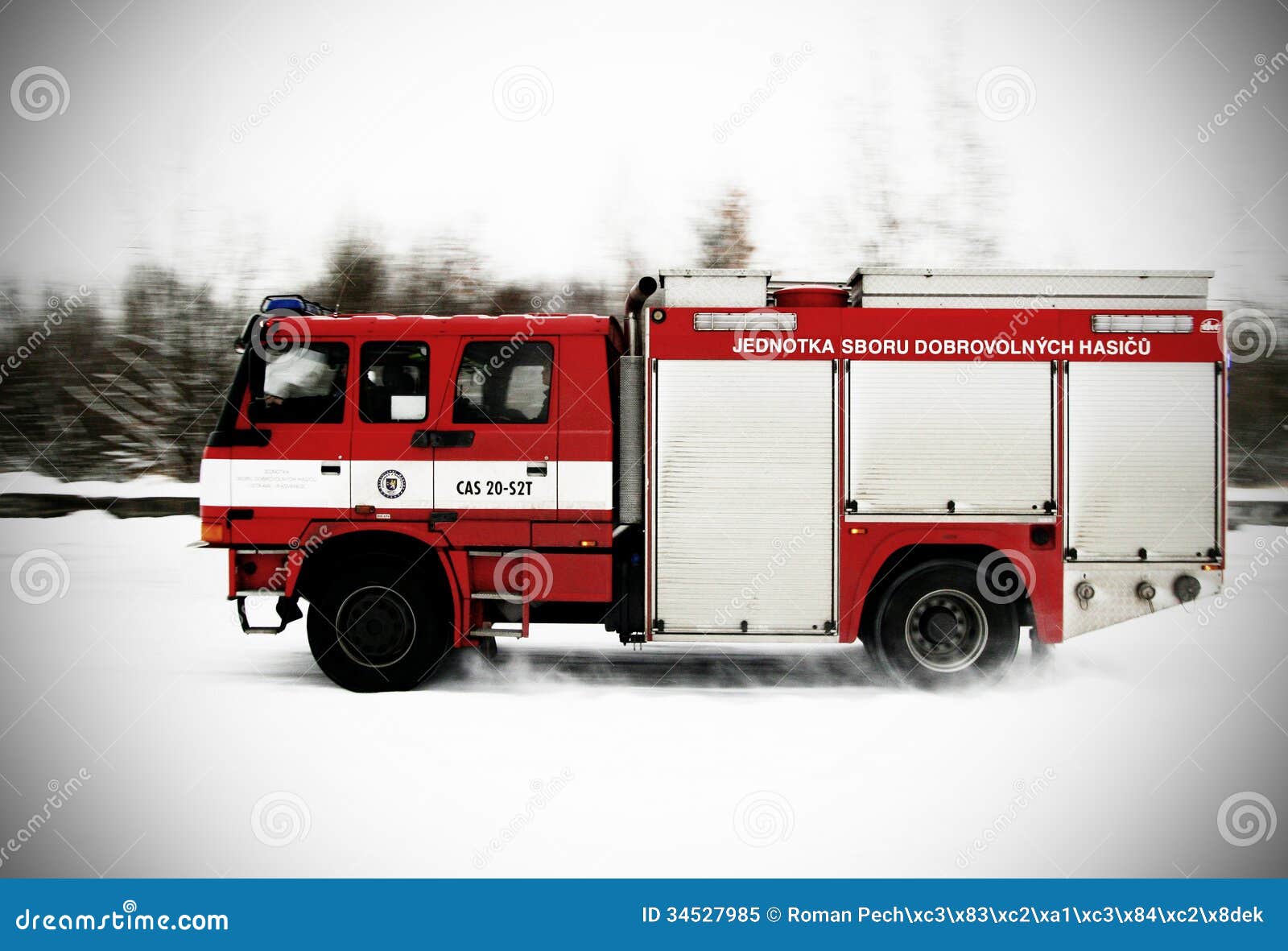 Fire truck editorial image. Image of department, cold - 34527985