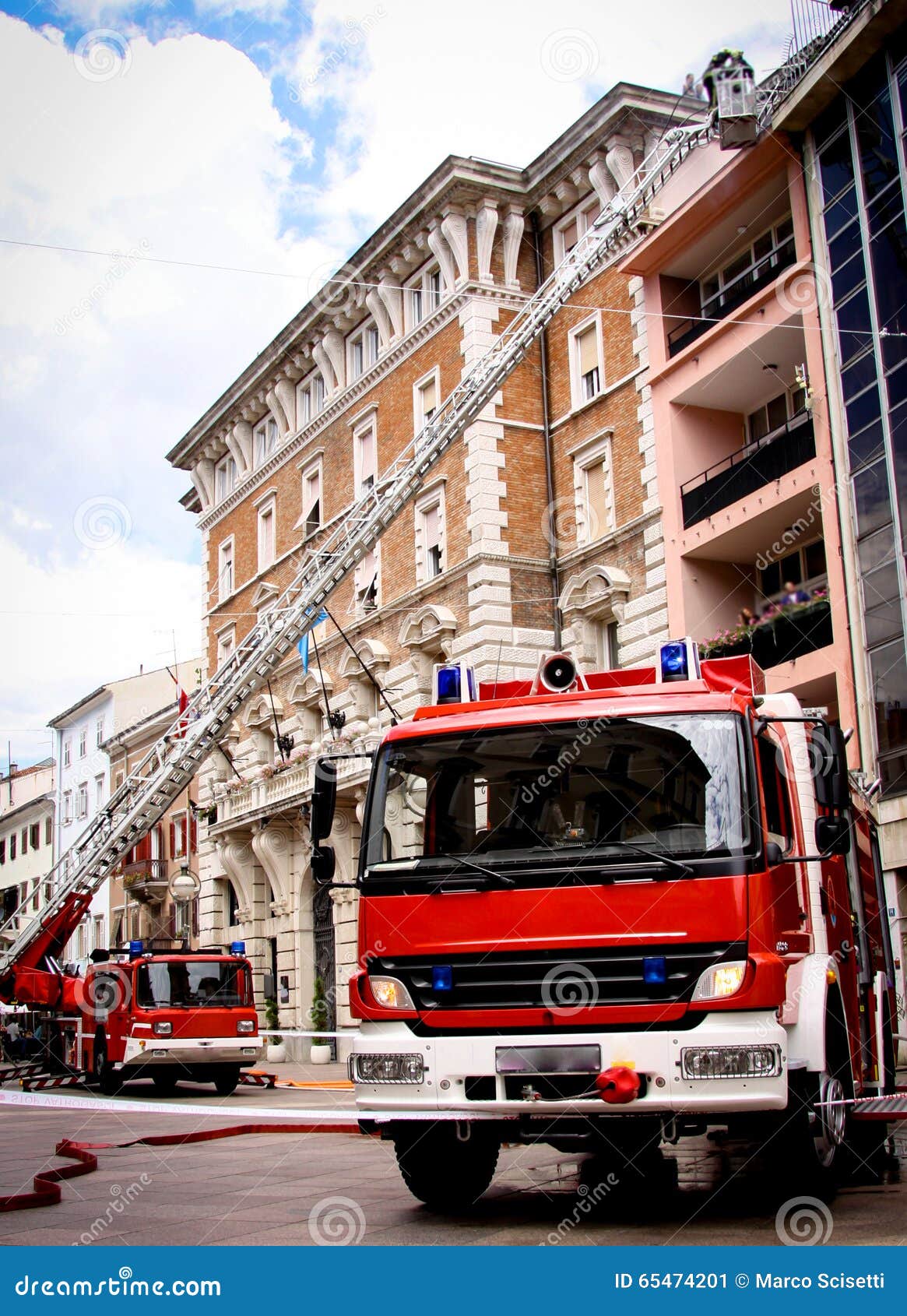 Fire Truck on Scene stock image. Image of science, engine - 65474201