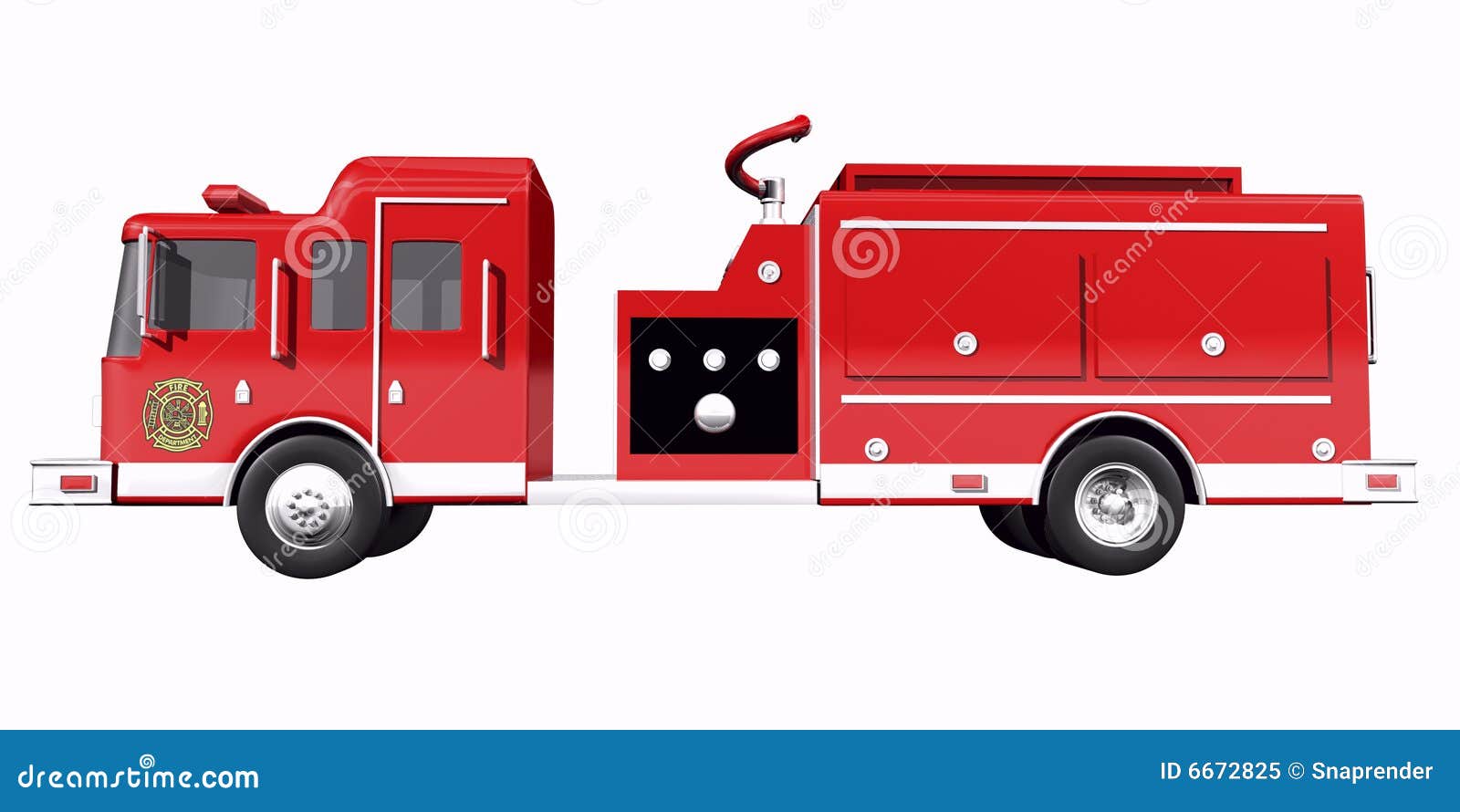 Fire Truck Side View