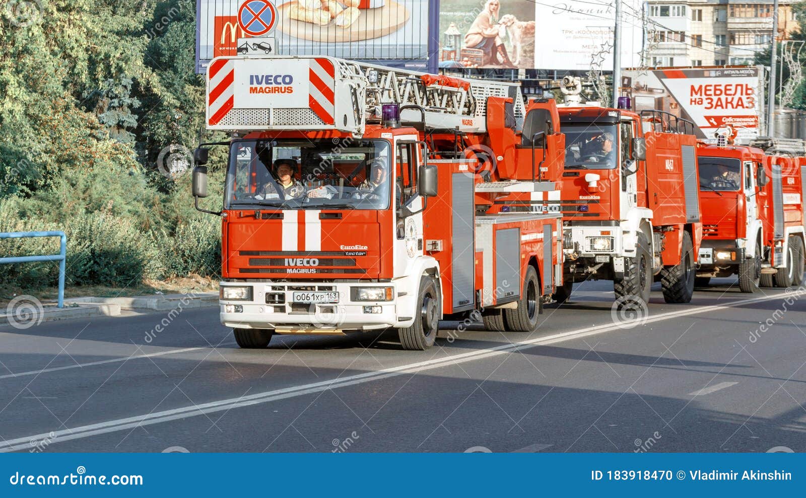 The Fire Trucks is Rushing To the Fire Editorial Image - Image of ...