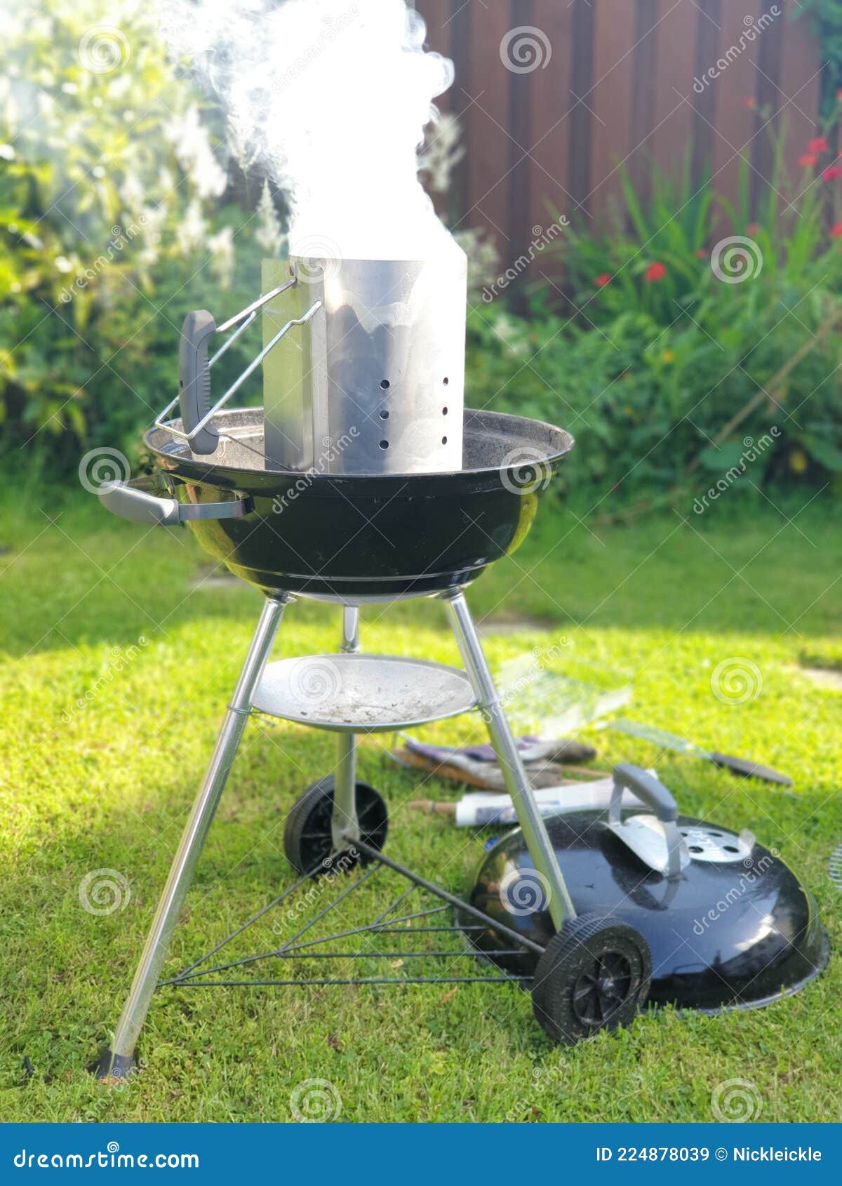 Fire Up the BBQ! editorial stock image. Image of quickly - 224878039