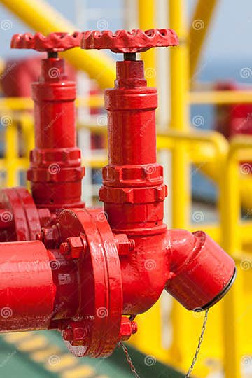 Fire Valve,installation of Fire Safety Stock Image - Image of system ...