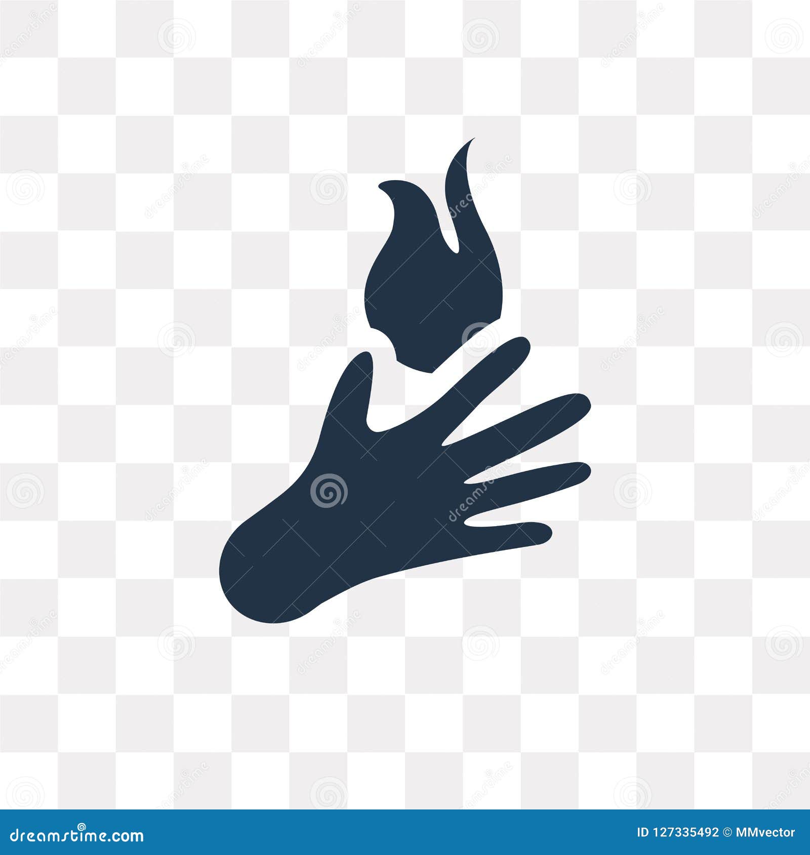 Fire Vector Icon Isolated on Transparent Background, Fire Trans Stock ...