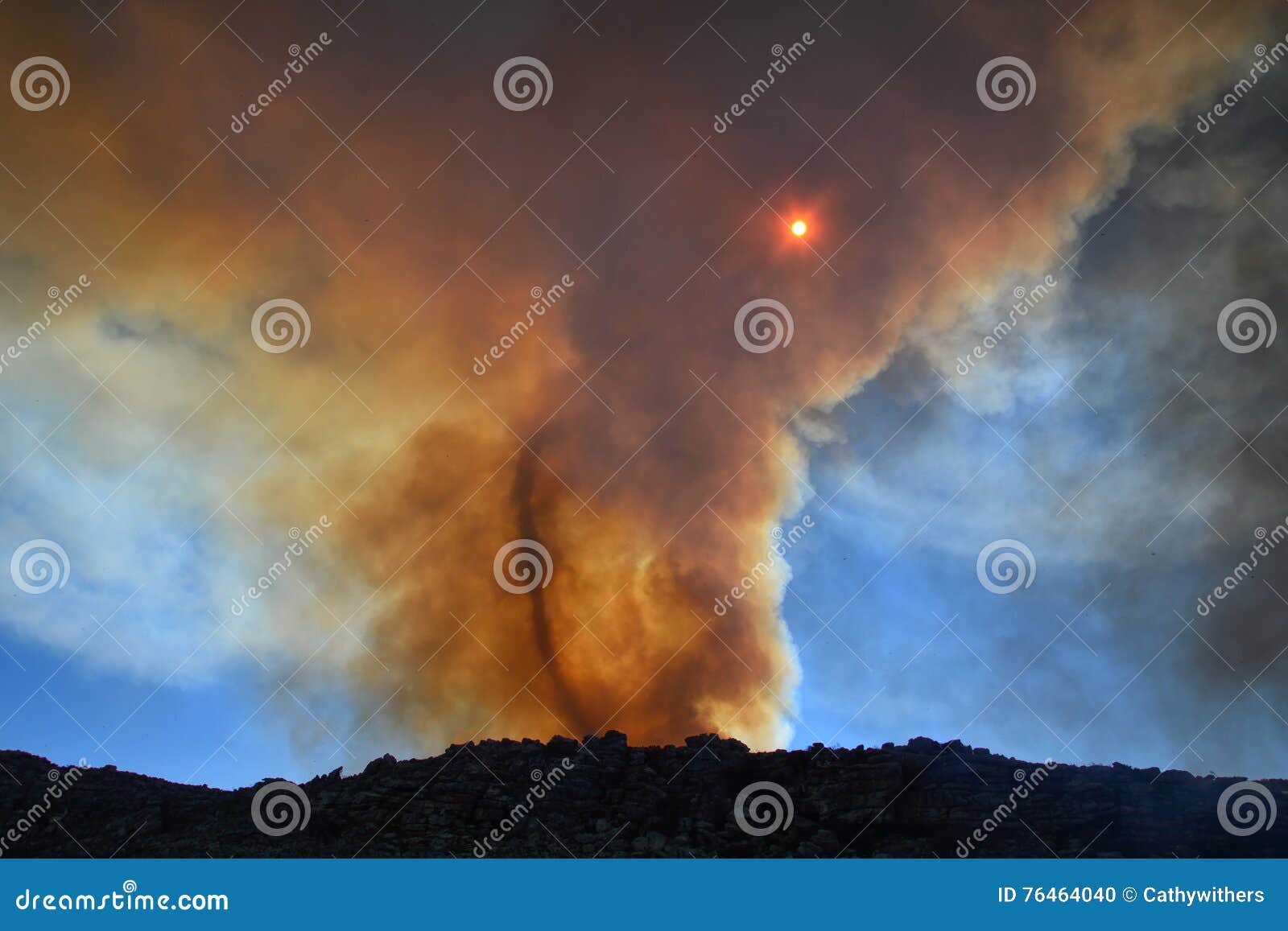Fire Vortex stock photo. Image of close, orange, outdoors - 76464040