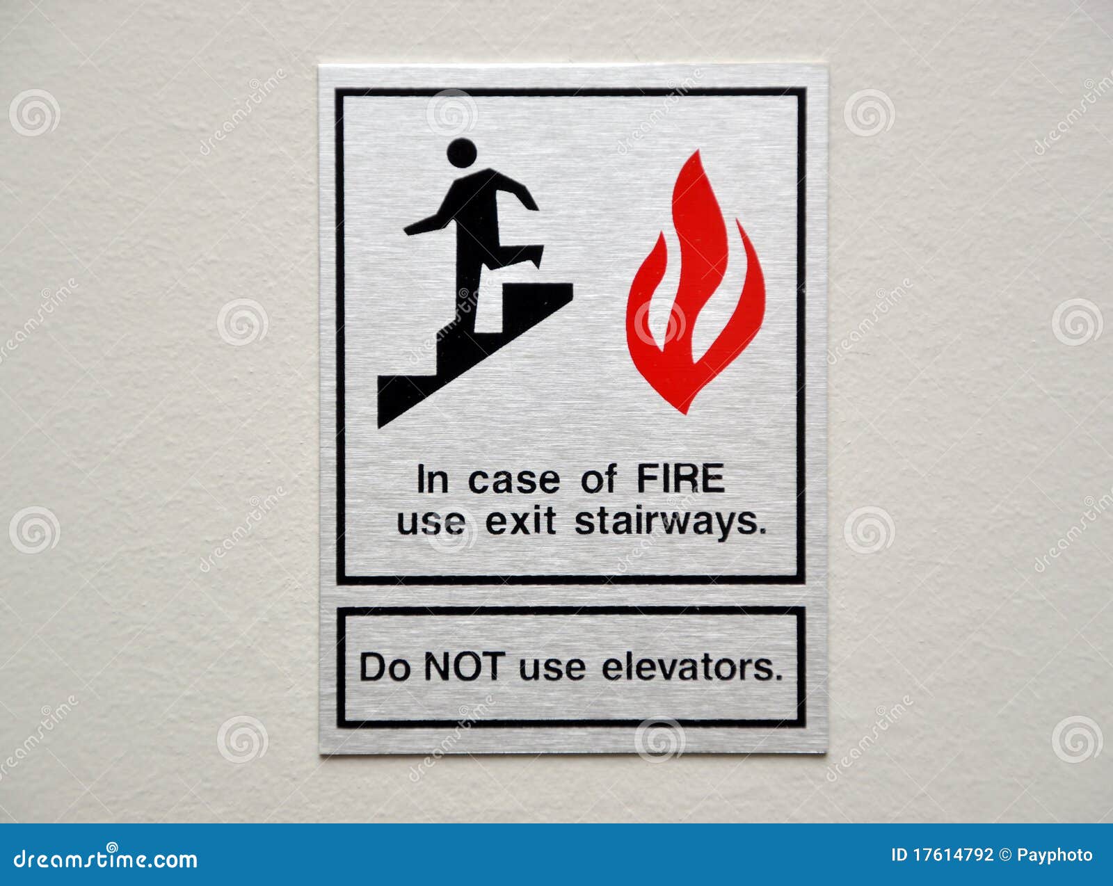 Fire Warning Icon, Sign On A Yellow Label On A Gray Background ...