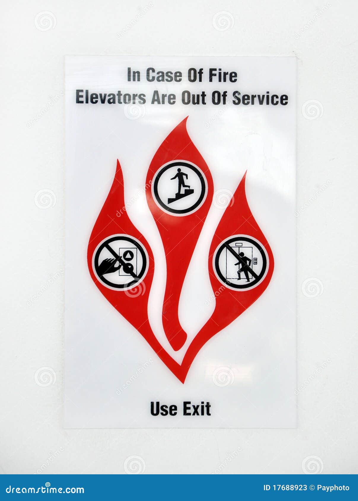 Fire Warning Icon, Sign On A Yellow Label On A Gray Background ...