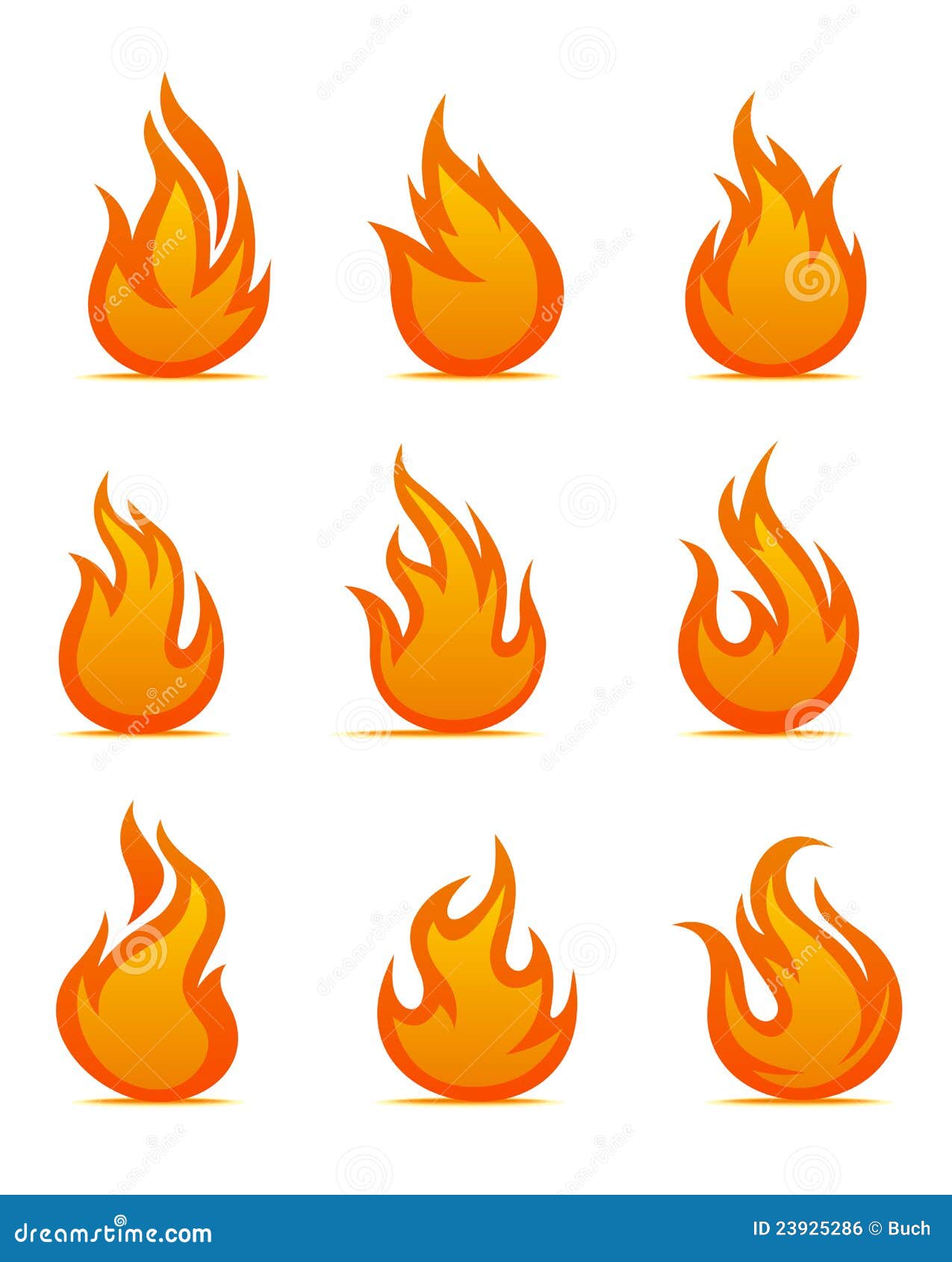 Confirmation Symbols Fire