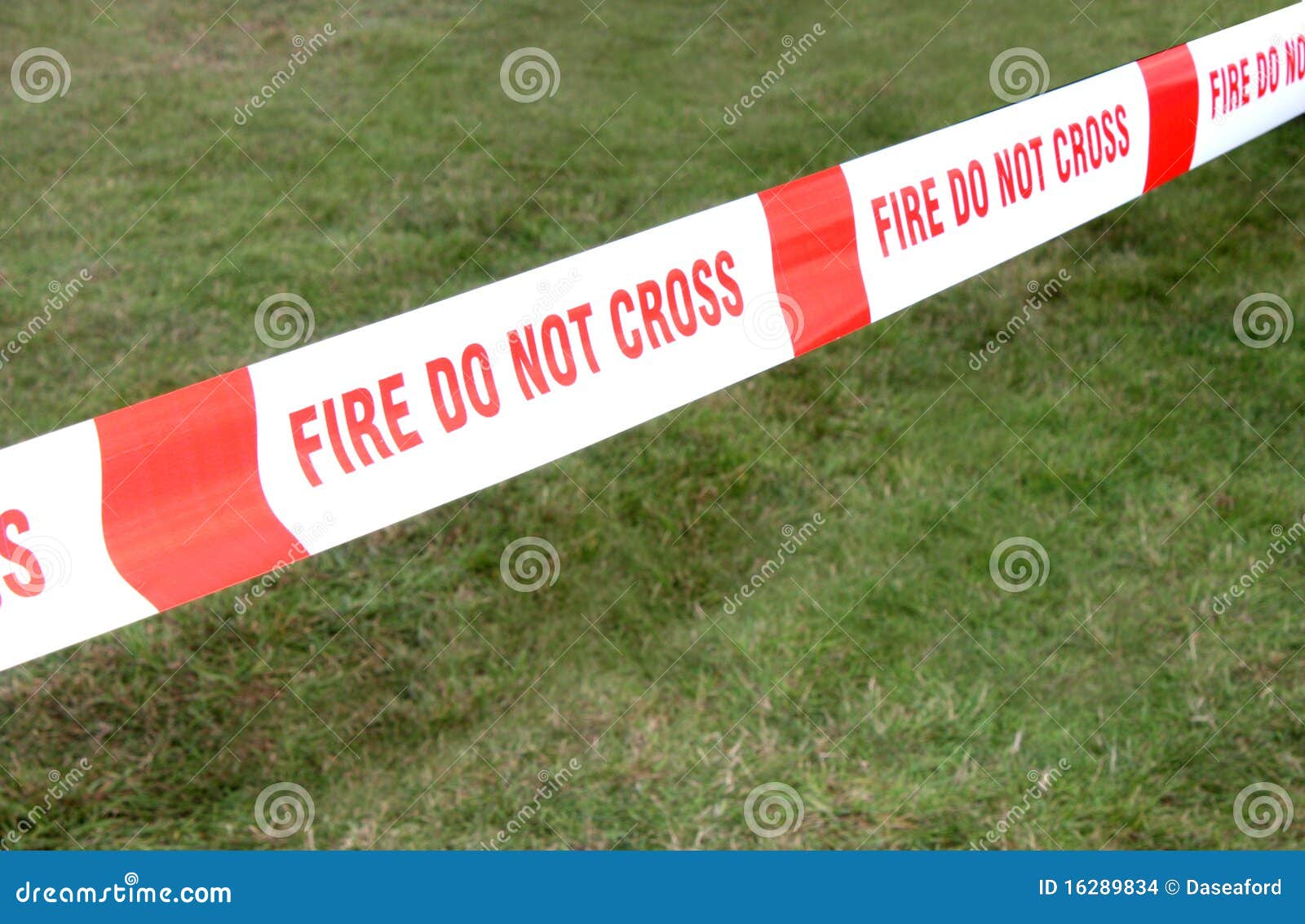 Fire Warning Tape stock photo. Image of plastic, danger - 16289834