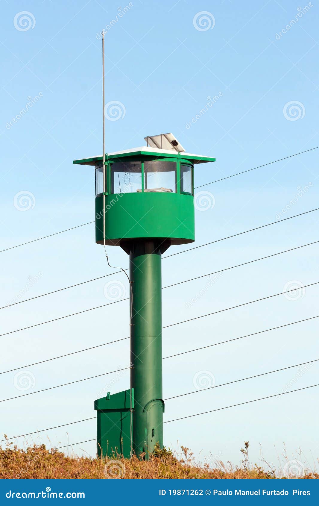 Fire Watch-Tower stock photo. Image of prevention, watch - 19871262